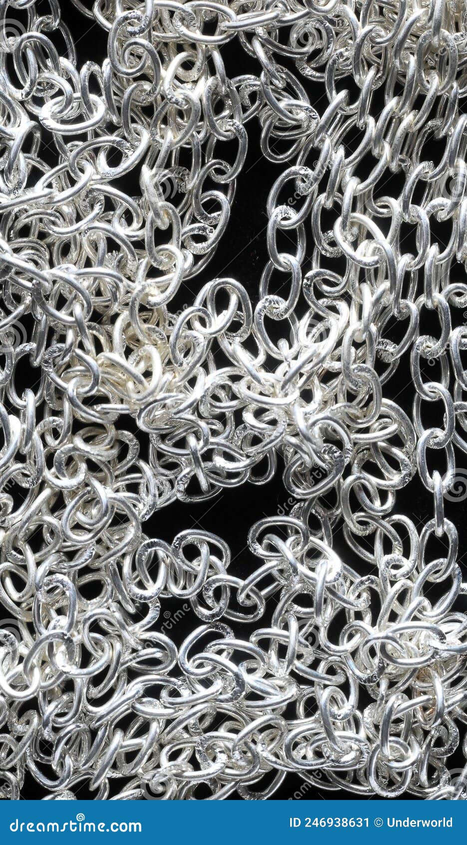 Silver Chain Texture stock image. Image of link, armor - 246938631