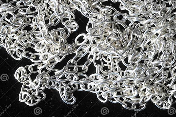 Silver Chain Texture stock image. Image of iron, pattern - 35742159