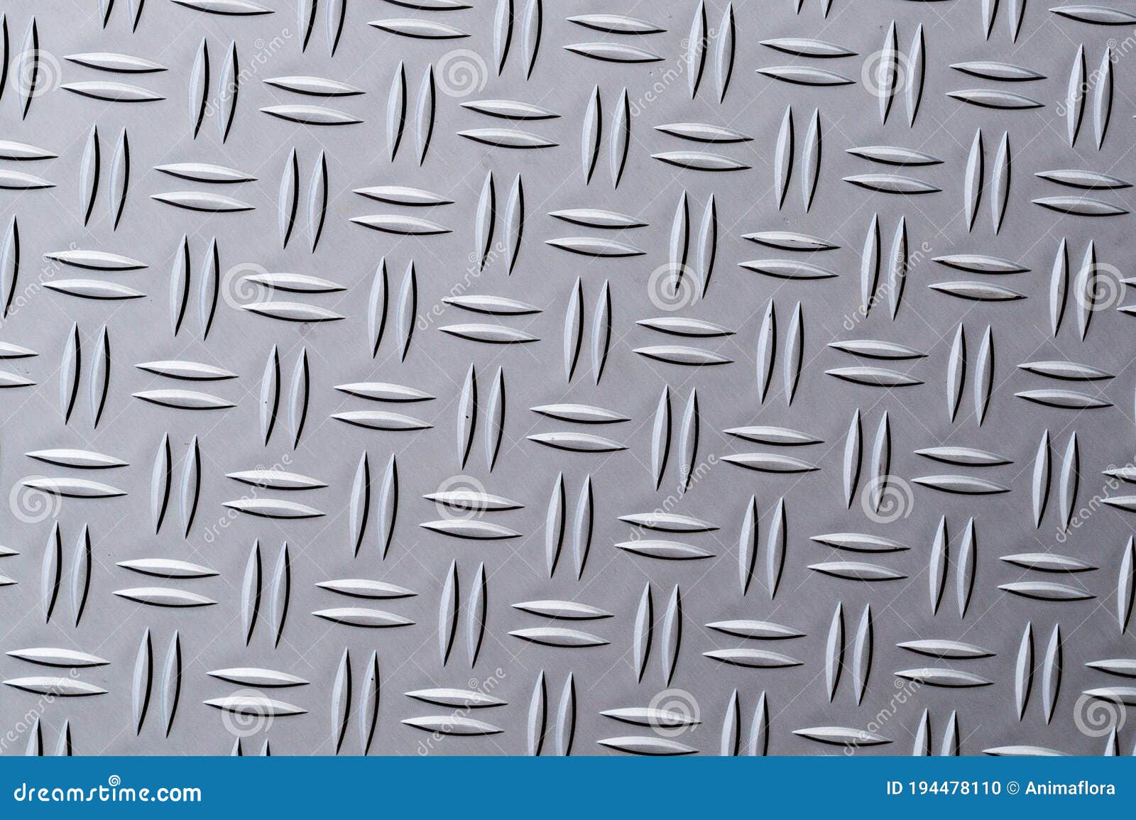 Silver Checker Plate Template Muster Stock Photo - Image of grip ...