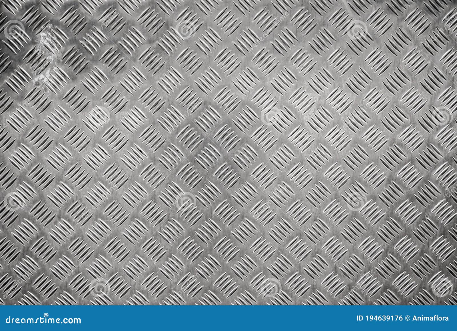 Silver Checker Plate Texture Image Stock Photo - Image of metallic ...