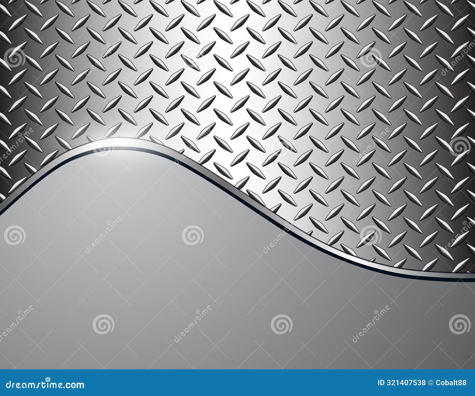 Silver Chrome Metal Background with Diamond Plate Texture Pattern Stock ...