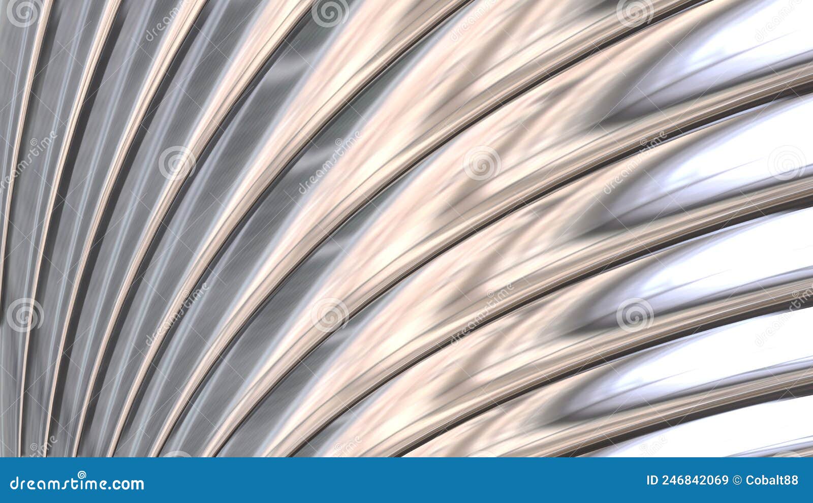 Silver Chrome Metallic Background, Shiny Striped 3D Metal Abstract ...