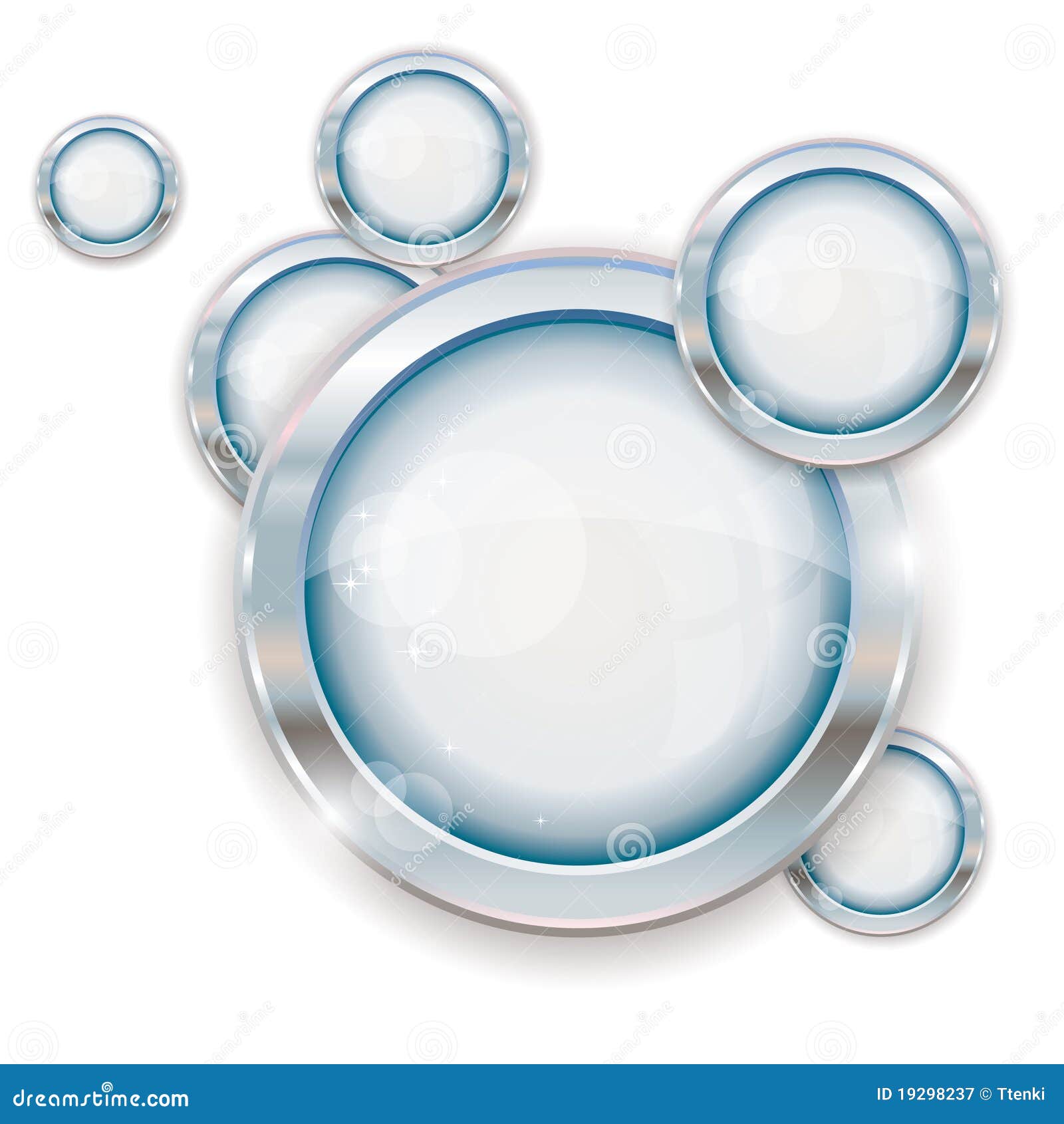 Silver circle frames stock vector. Illustration of text - 19298237