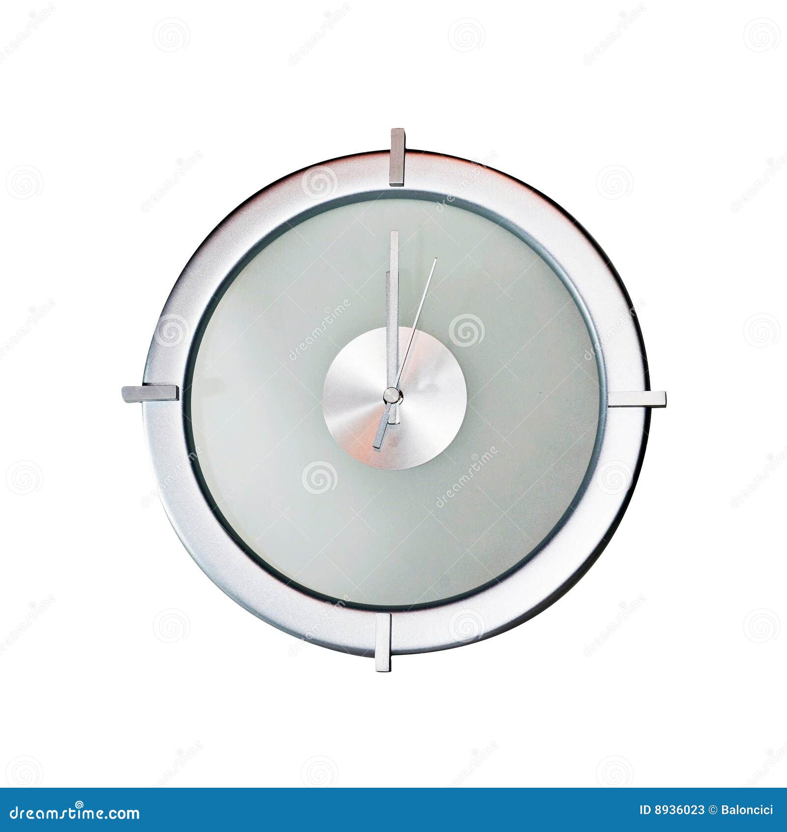 Silver clock stock image. Image of instrument, clock, silver - 8936023