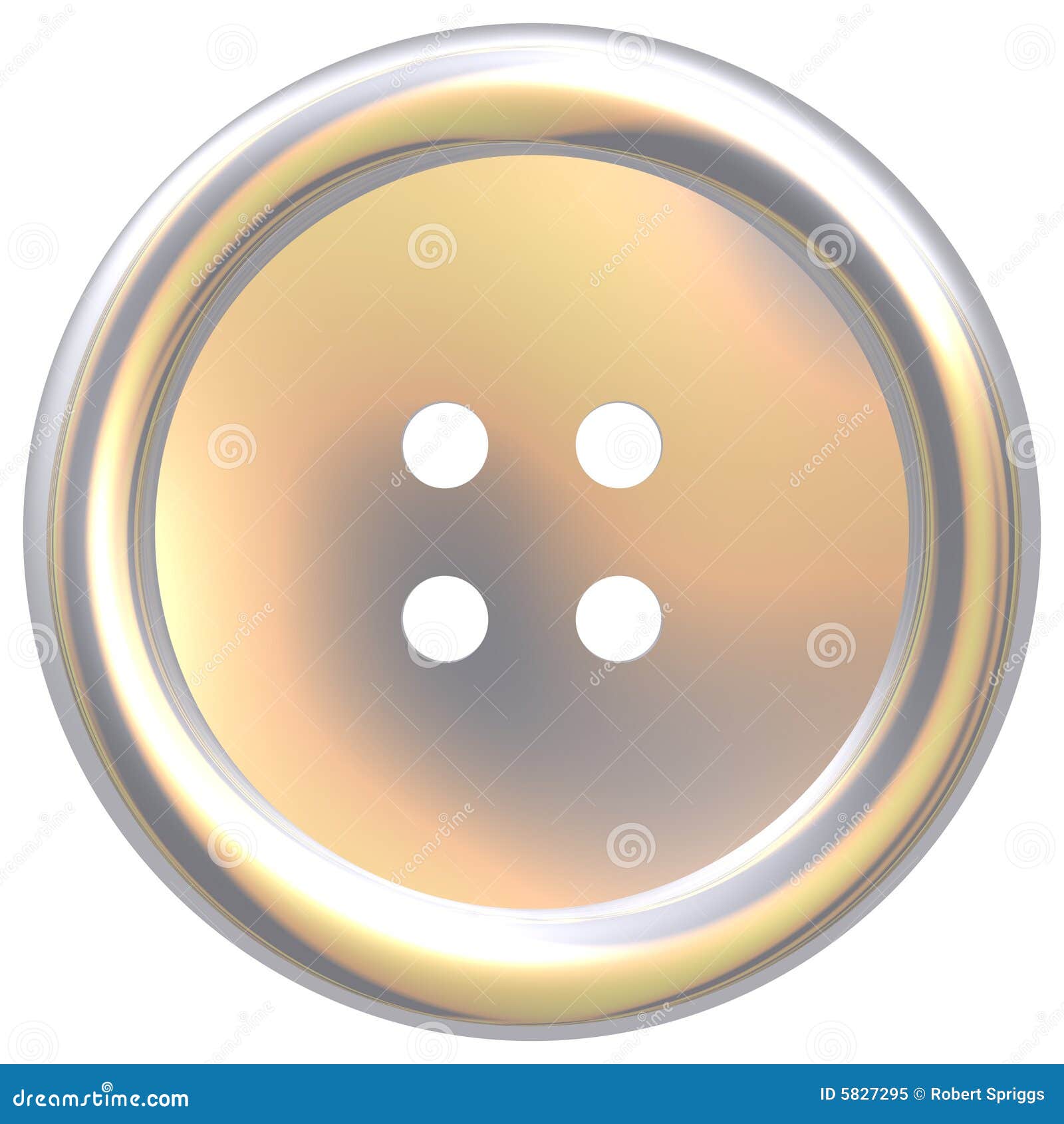 Silver Clothes Button Royalty Free Stock Photo - Image: 5827295