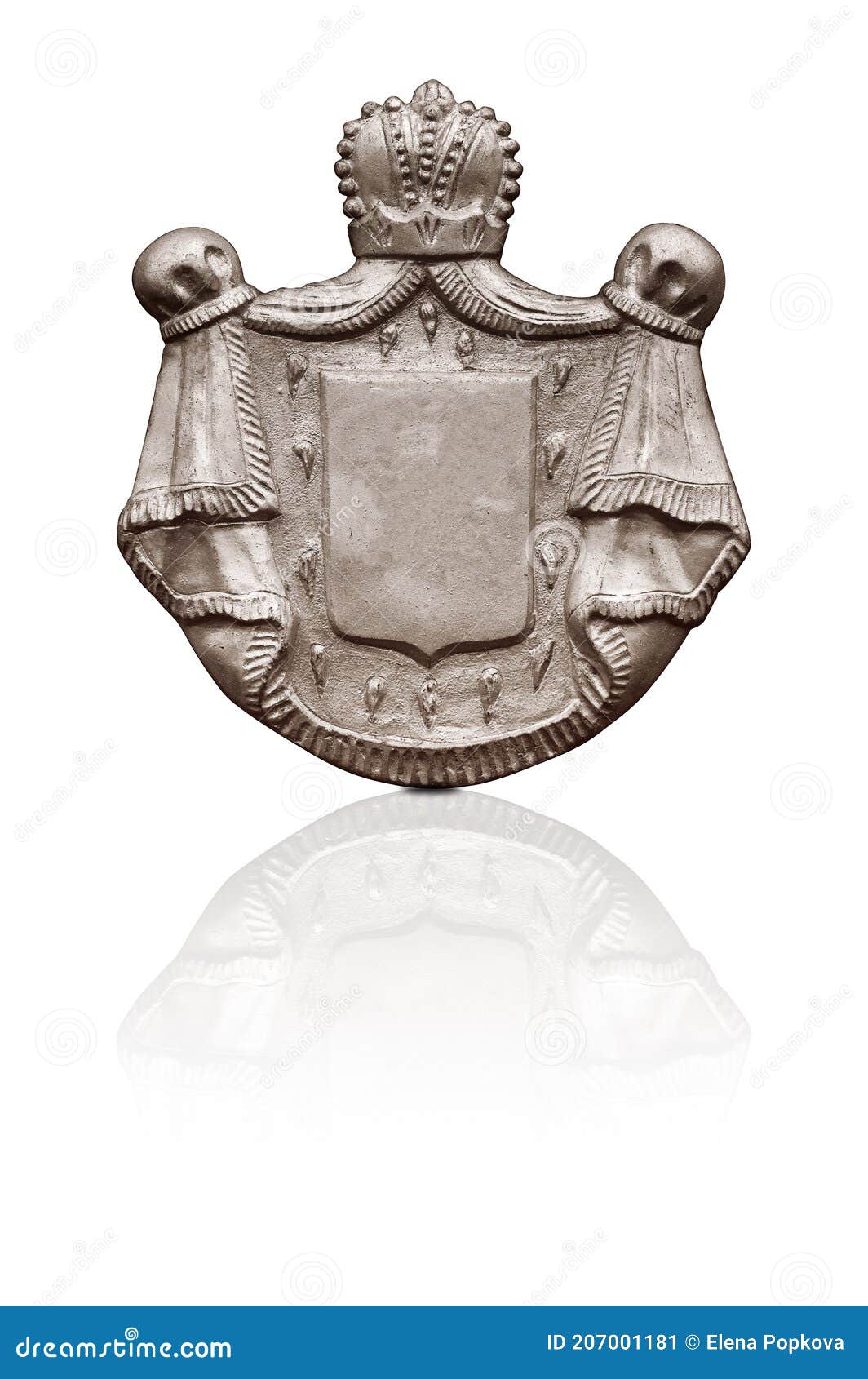 Silver Coat of Arms (shield) for Creating a Commemorative Inscription ...
