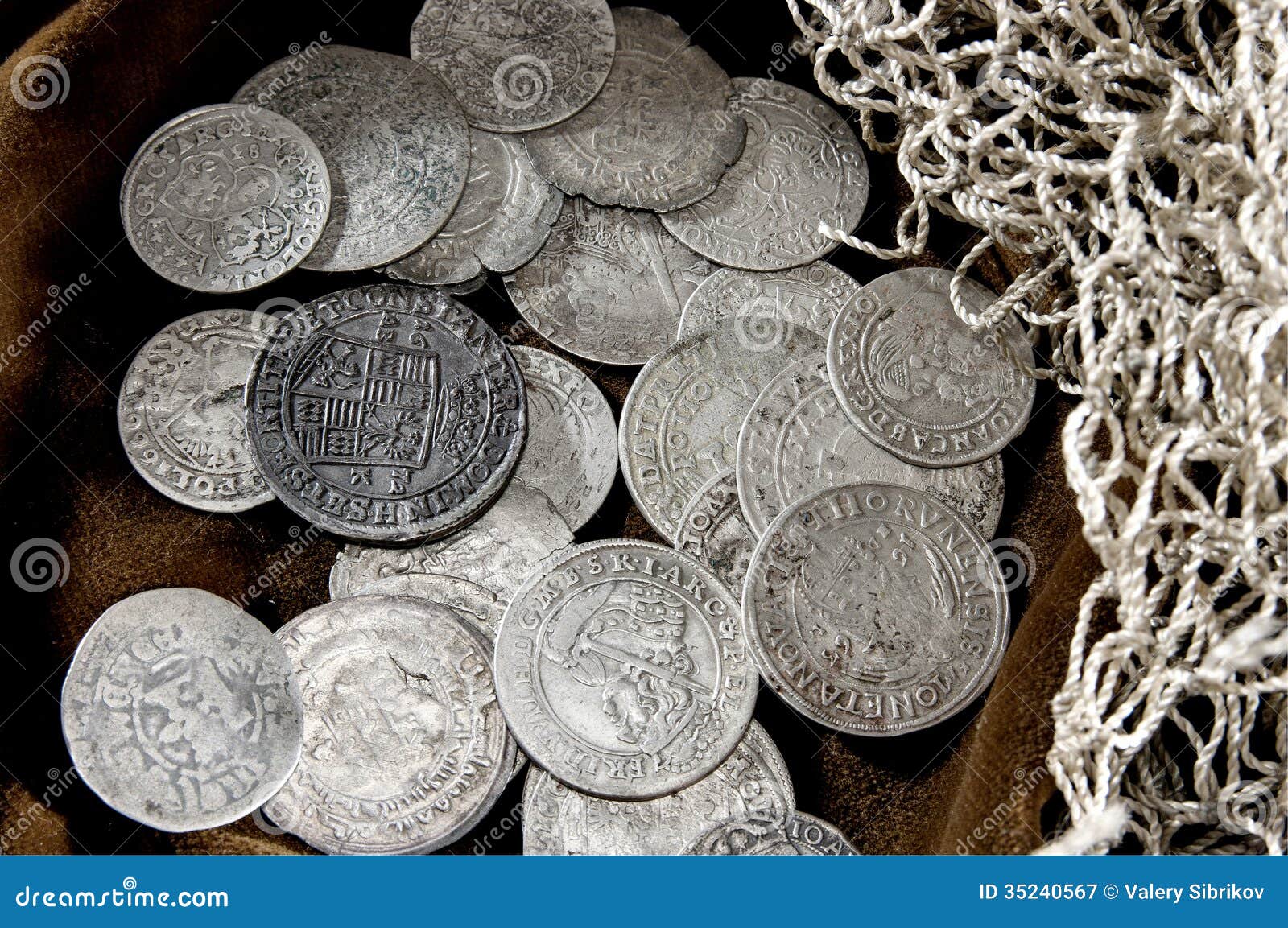 Silver coin stock image. Image of ages, coin, collecting - 35240567