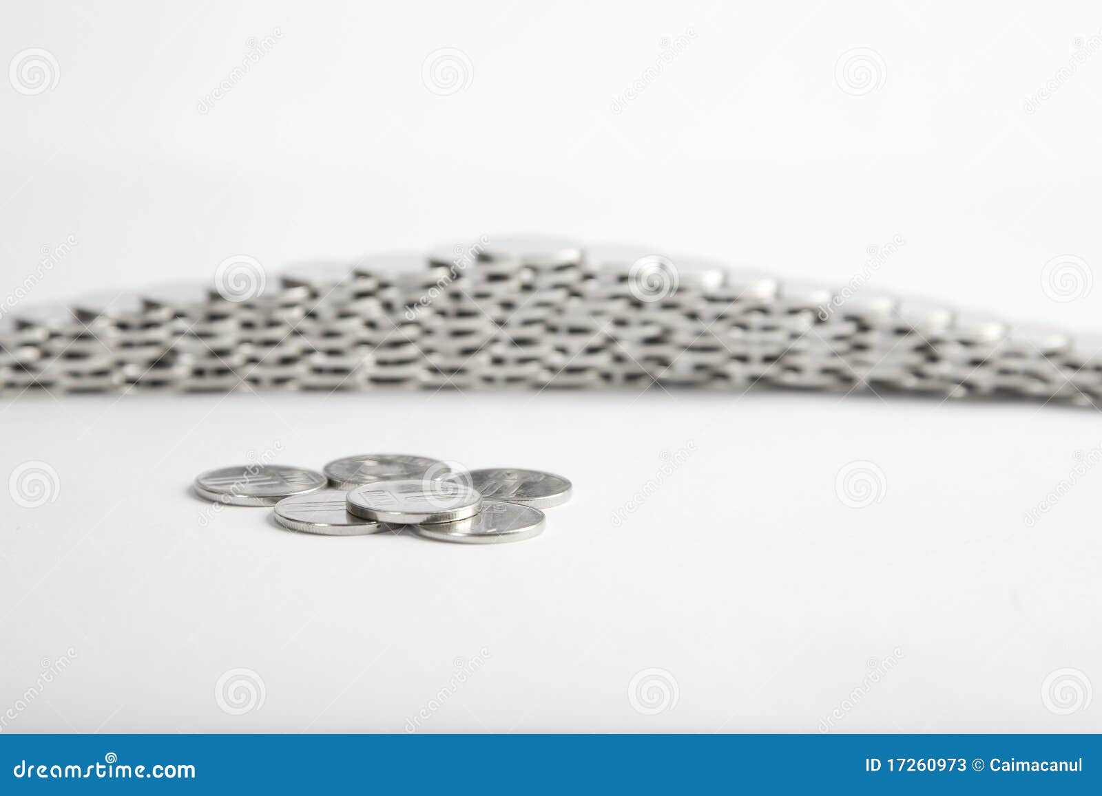 Silver Coins, Economy and Finance Concept Stock Image - Image of bank ...