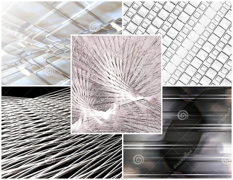 Silver collage stock illustration. Illustration of collage - 4714455