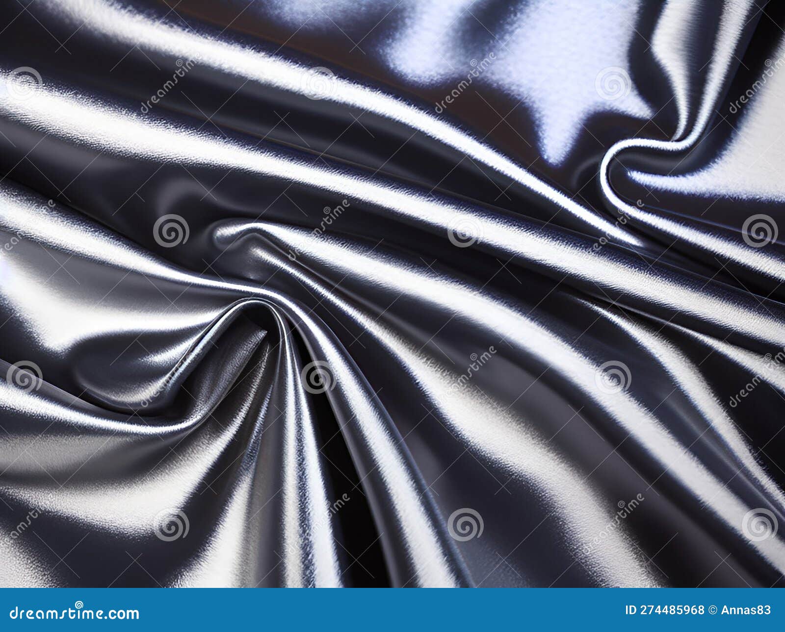 Silver Color Fabric Texture Close-up Stock Photo - Image of textile ...