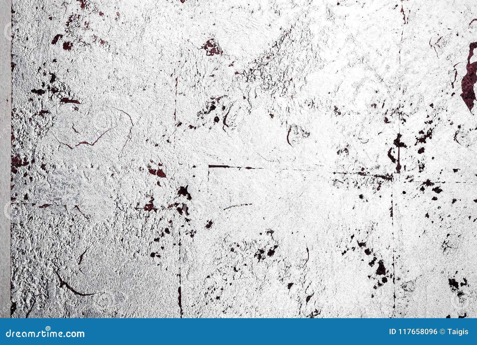 Silver Wall Texture Background Stock Photo - Image of aluminum, cement ...