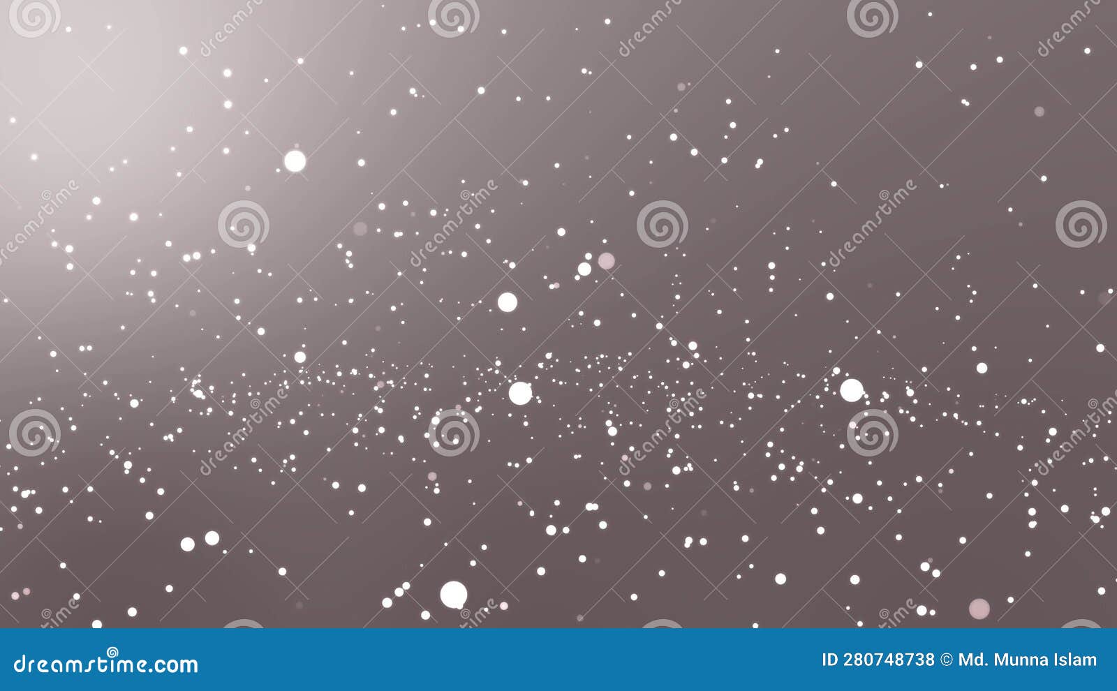 Silver Color Particles Falling and Bouncing. Abstract Bouncing ...