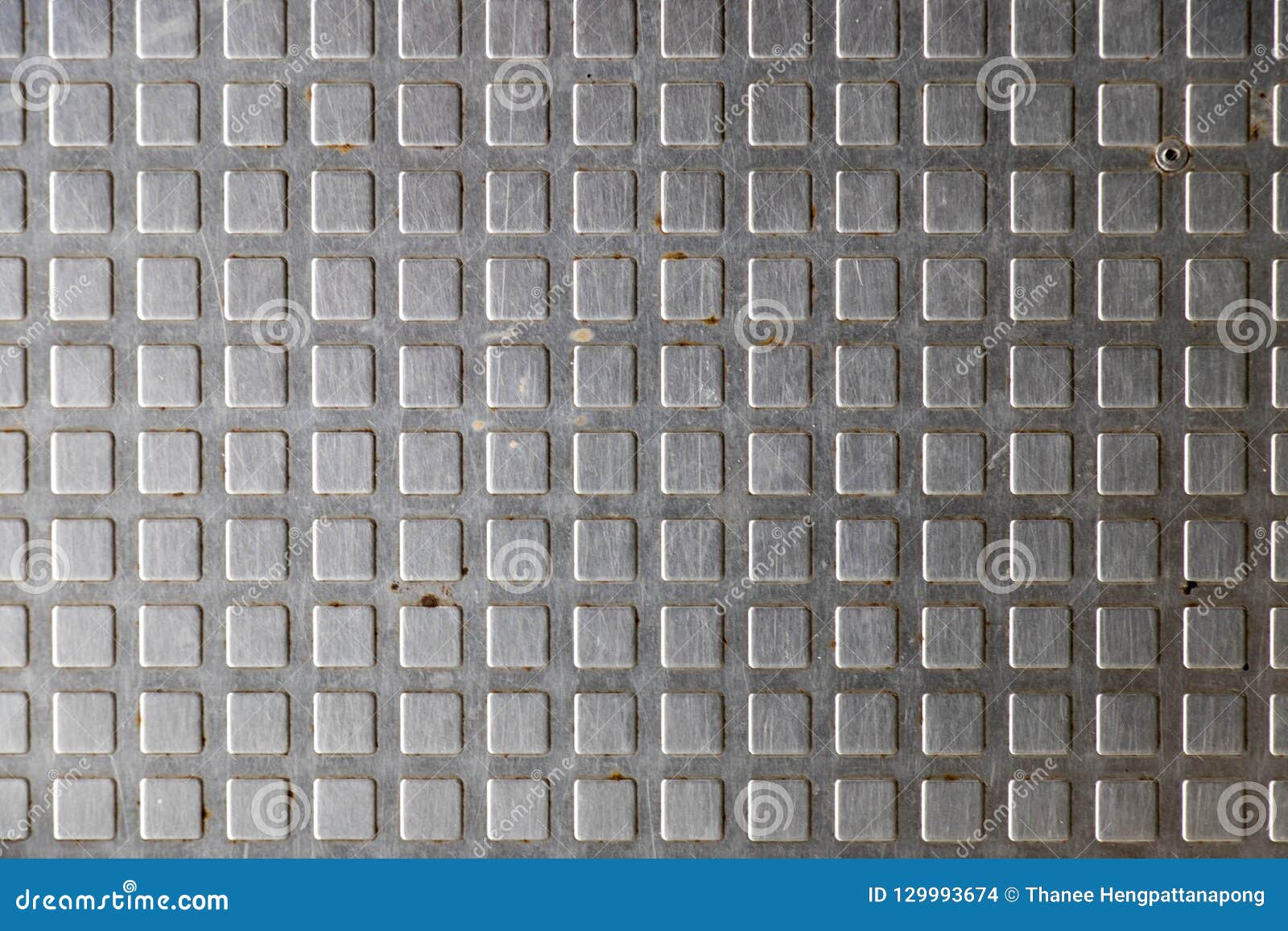 Silver Color Square Shape on Metallic Material Stock Photo - Image of ...