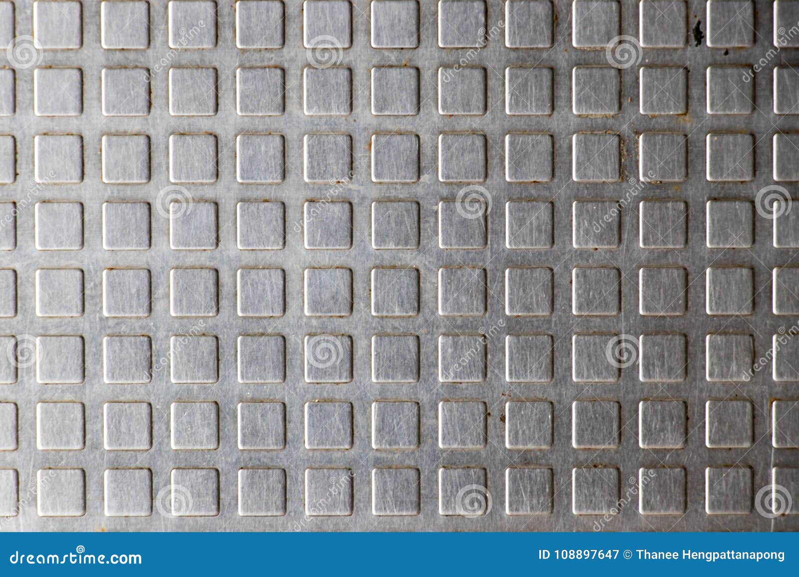 Silver Color Square Shape on Metallic Material Stock Image - Image of ...