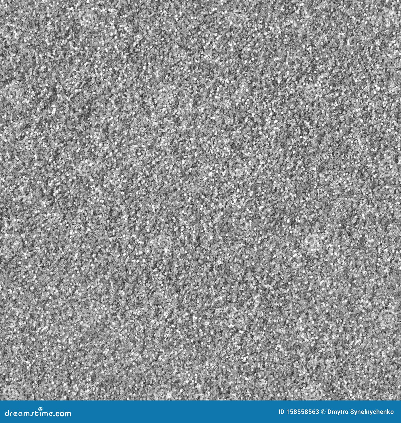 Silver Colored Sparkly Glitter Background. Seamless Square Texture ...