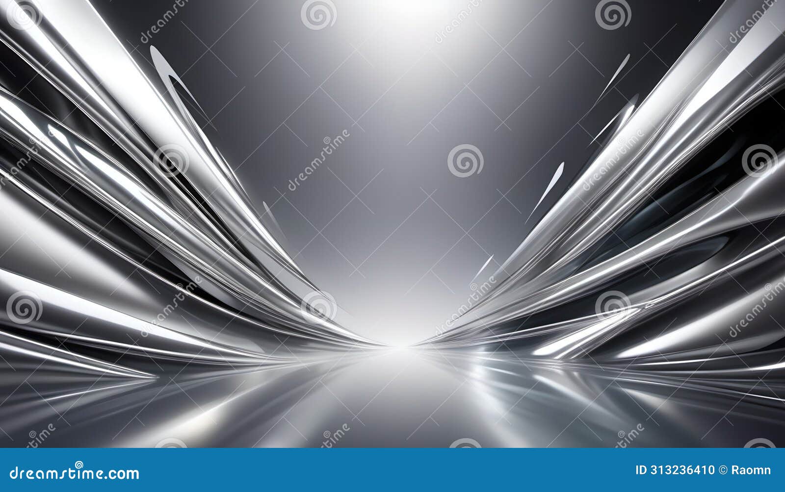 Silver Colour Metallic Scifi Technology Abstract Background, AI ...