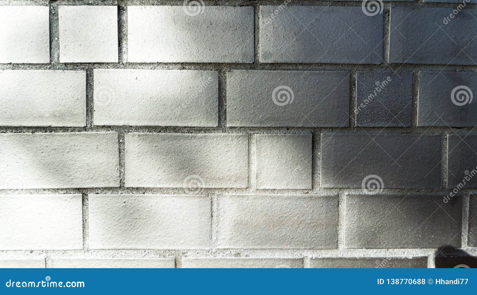 Silver coloured bricks stock photo. Image of modern - 138770688