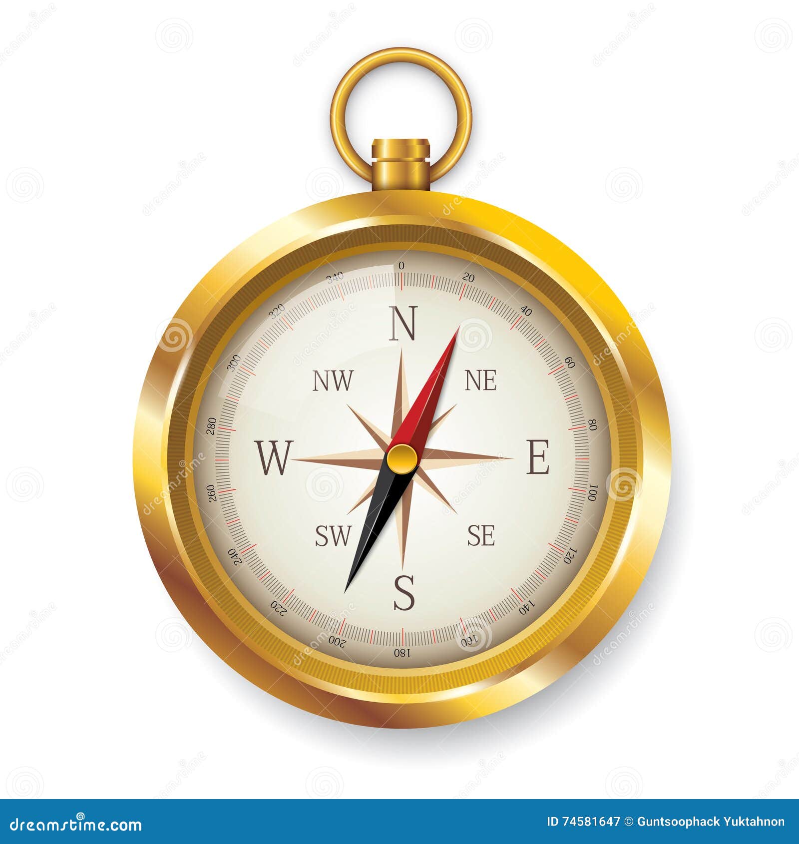 Vintage Silver Metal Compass Stock Illustrations – 250 Vintage Silver ...