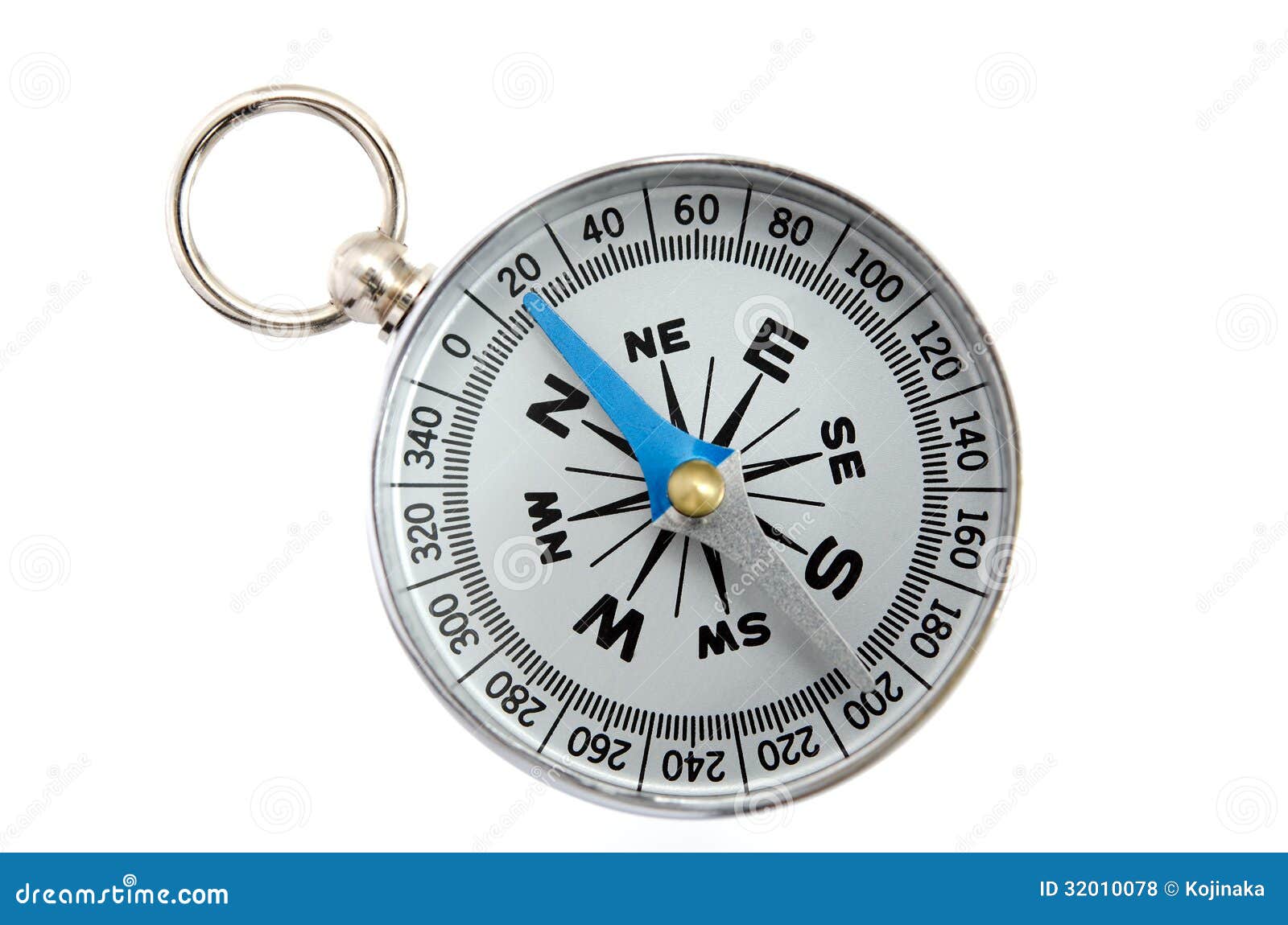 Silver Compass And Map Royalty-Free Stock Photo | CartoonDealer.com ...