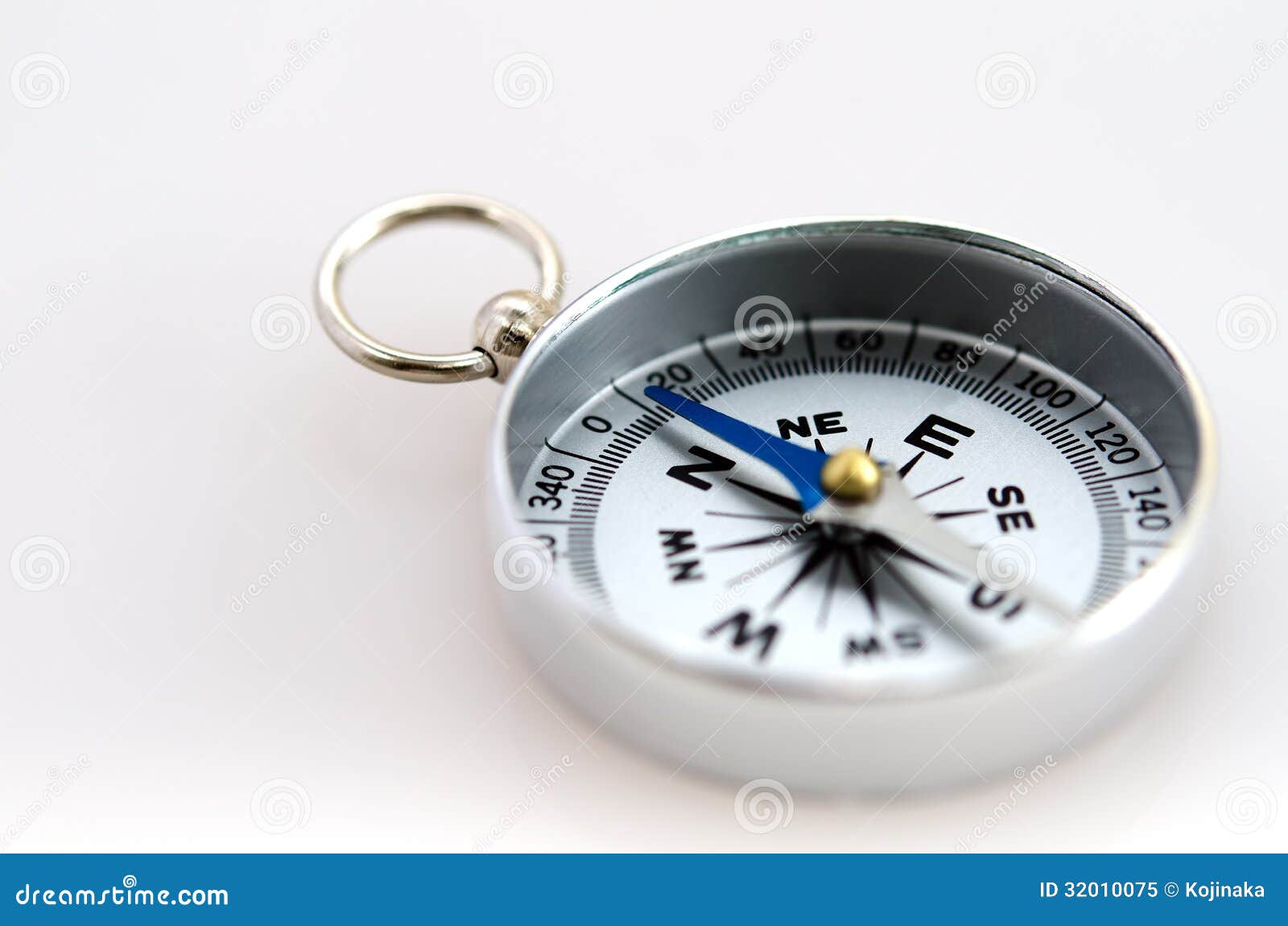 Silver Compass And Map Royalty-Free Stock Photo | CartoonDealer.com ...