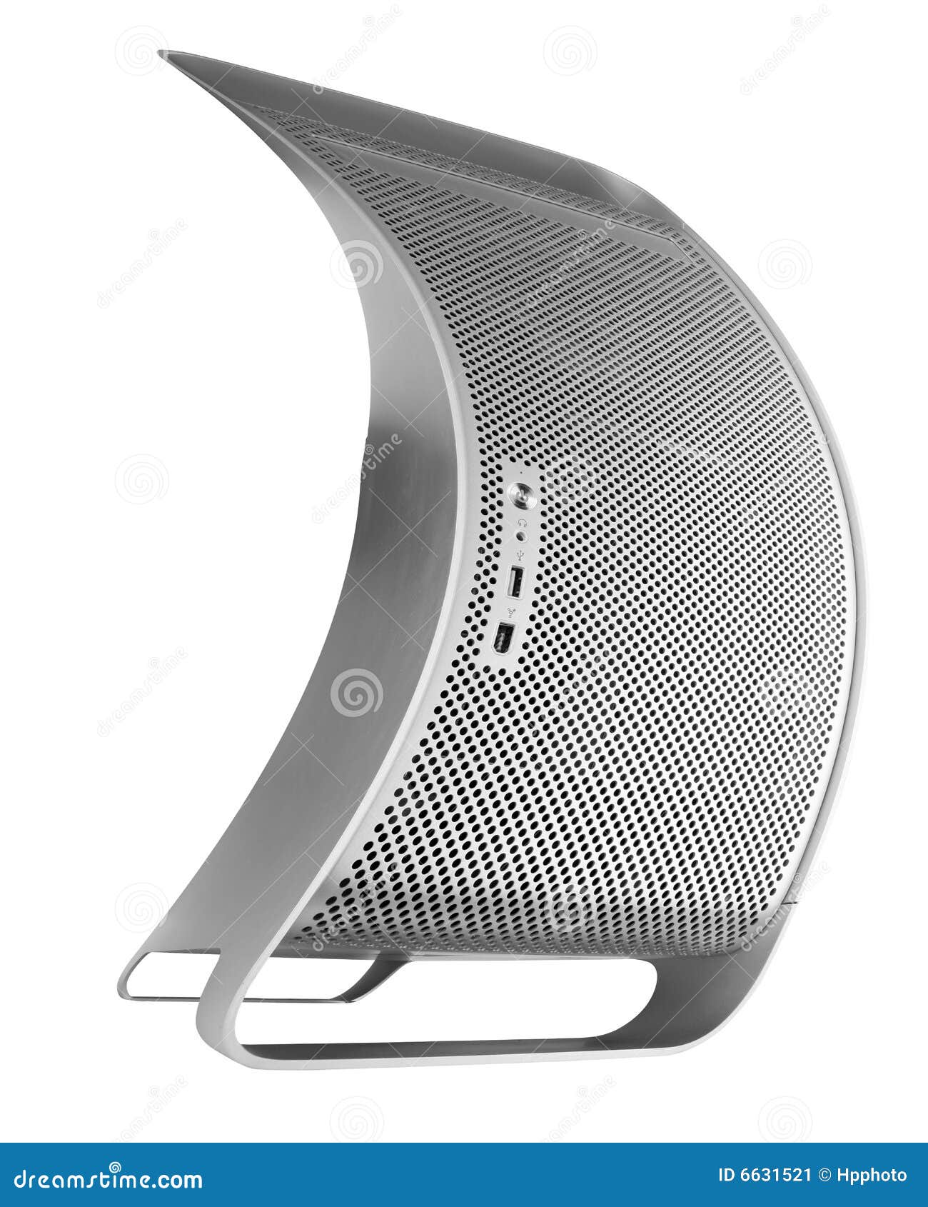 Silver Computer stock image. Image of series, cable, light - 6631521