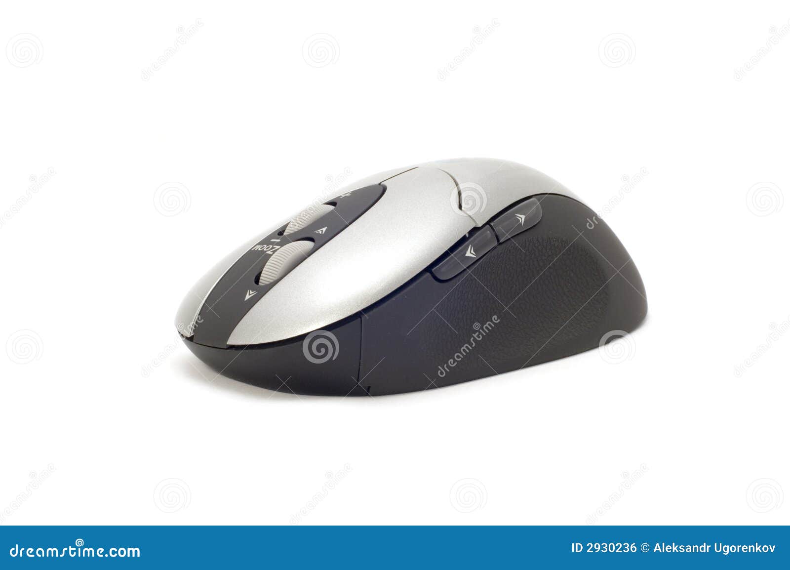 Silver computer mouse stock photo. Image of isolated, line - 2930236