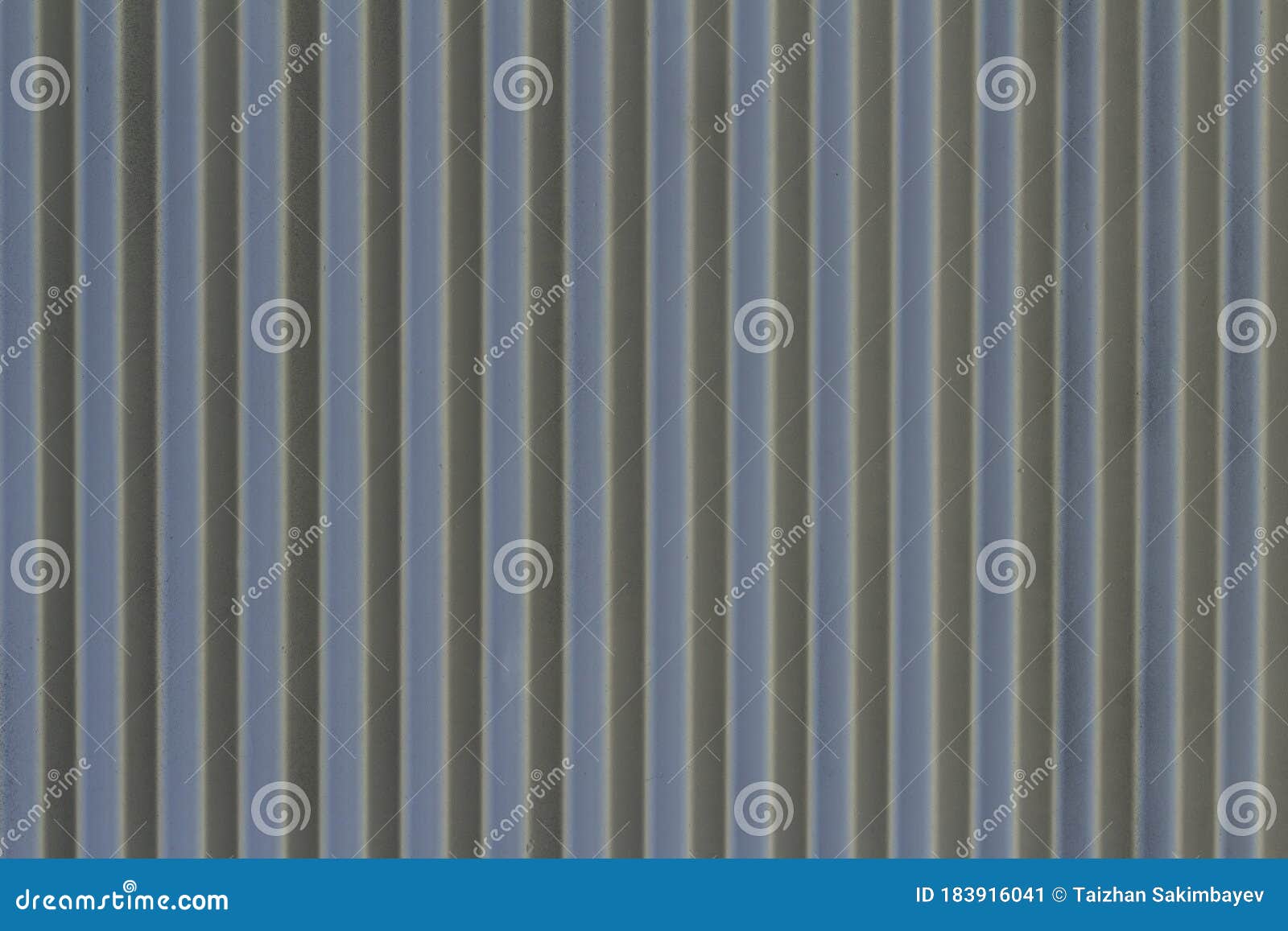 Silver Corrugated Metal Texture , Strip Pattern Stock Image - Image of ...