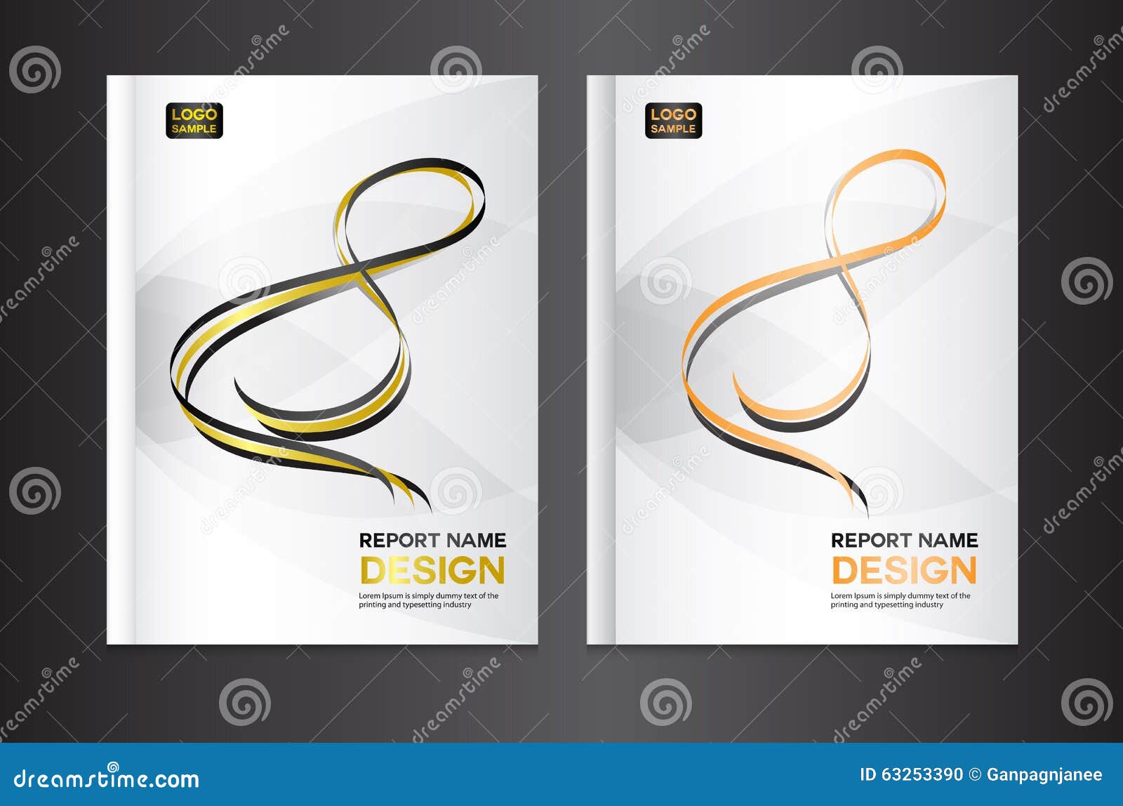 Silver Cover Design Template, Cover Design Stock Vector - Illustration ...