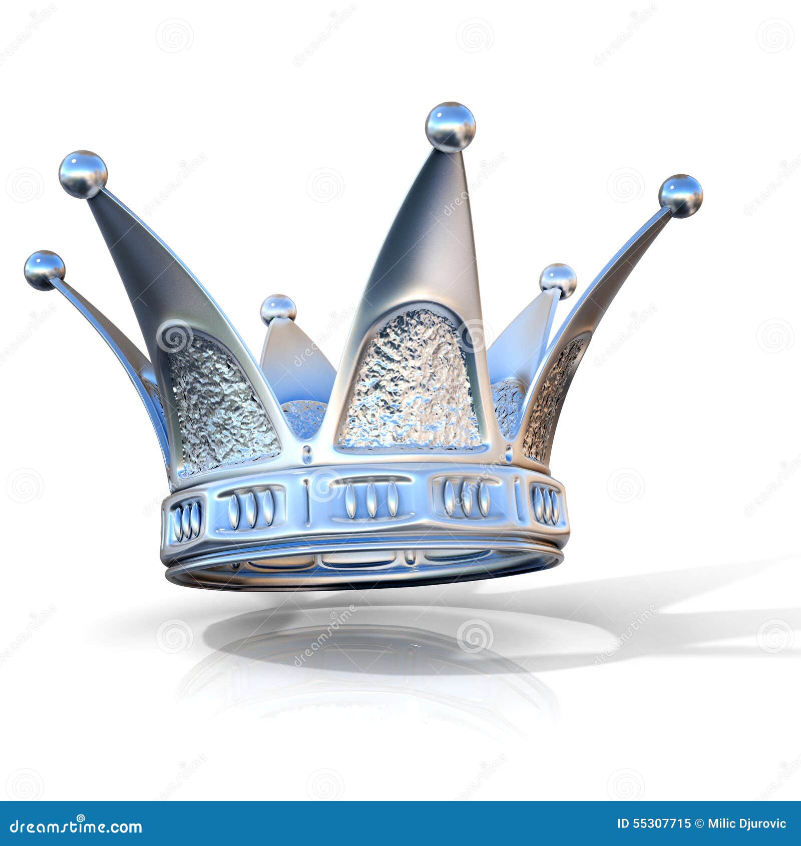 Silver crown isolated stock illustration. Illustration of abstract ...