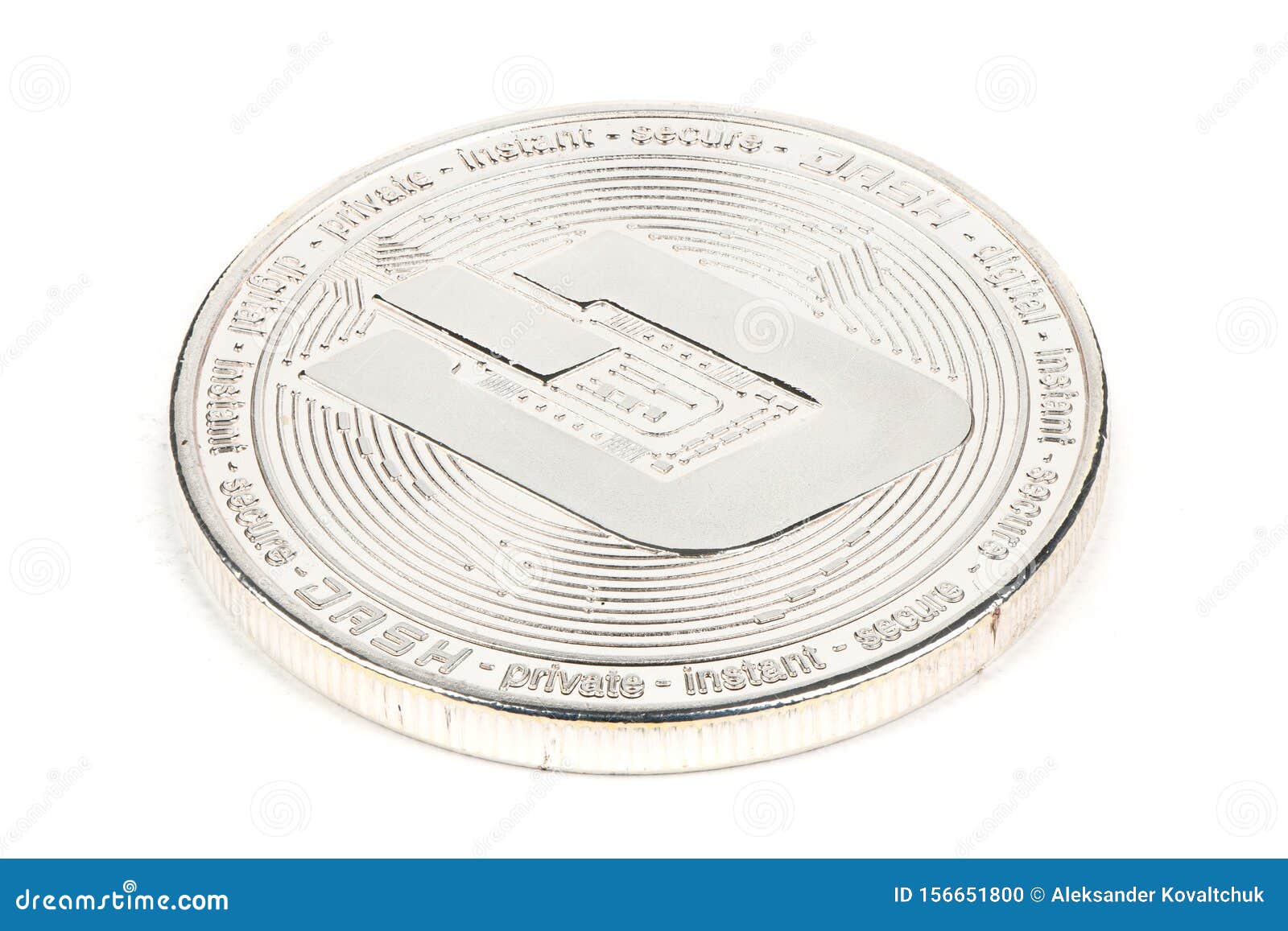 Silver crypto currency stock photo. Image of international - 156651800