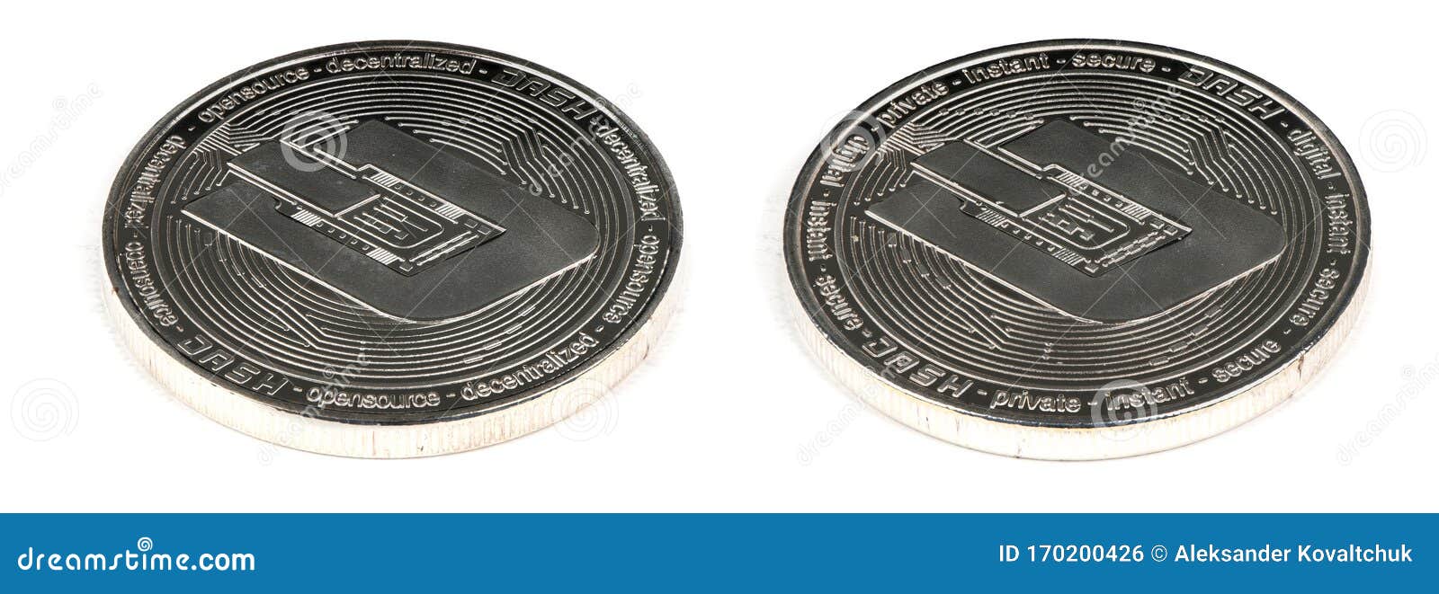 Silver crypto currency stock photo. Image of currency - 170200426