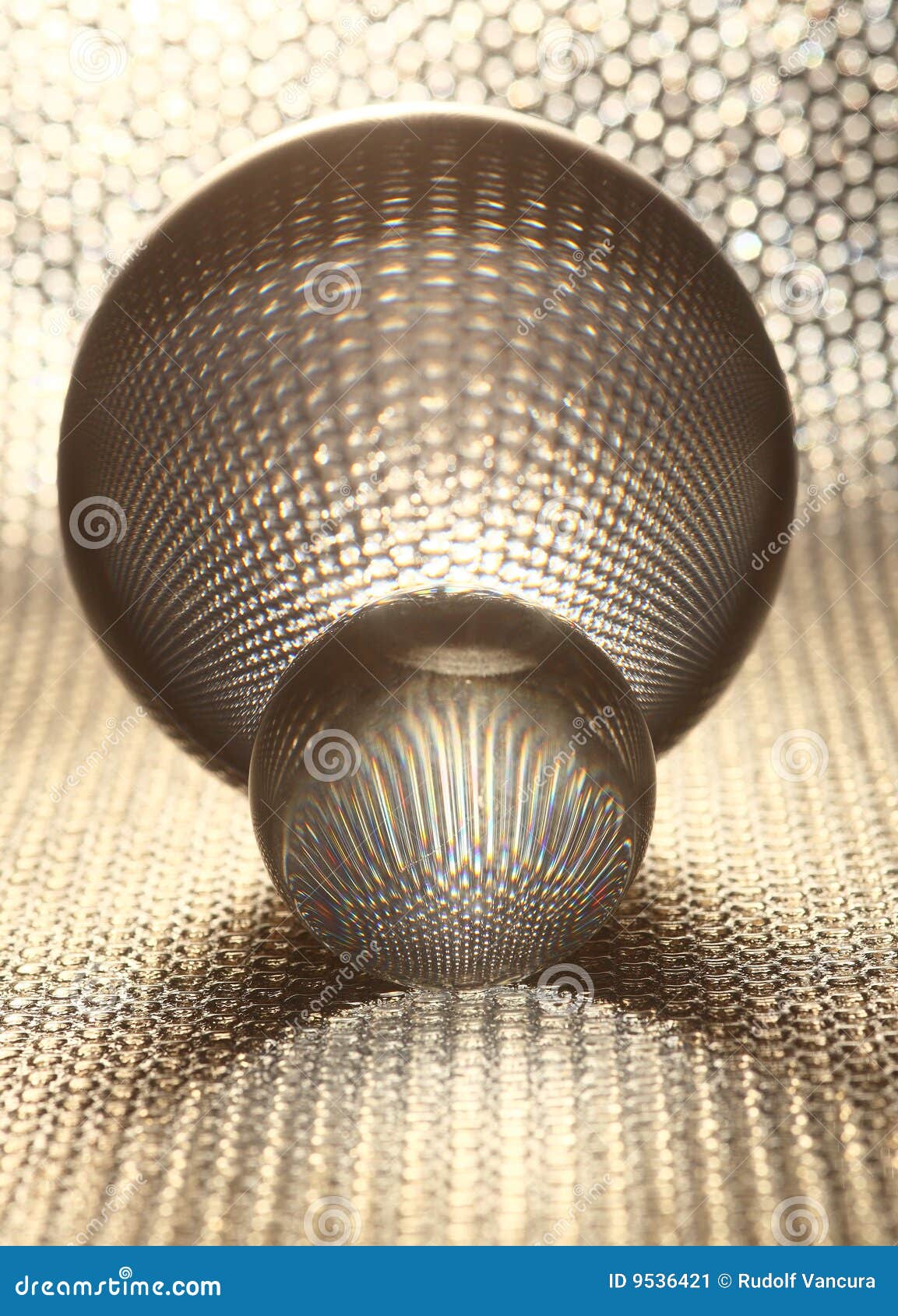 Silver crystal balls stock image. Image of sized, close - 9536421