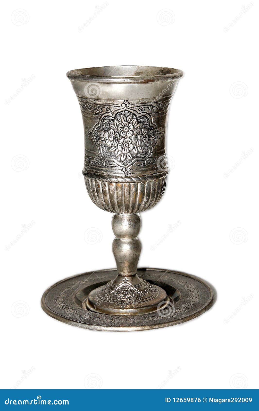 Silver Cup stock photo. Image of silver, white, dish - 12659876