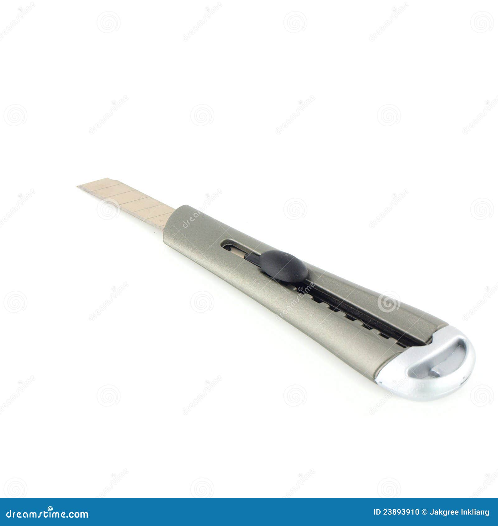 Silver cutter stock photo. Image of cutter, stationery - 23893910