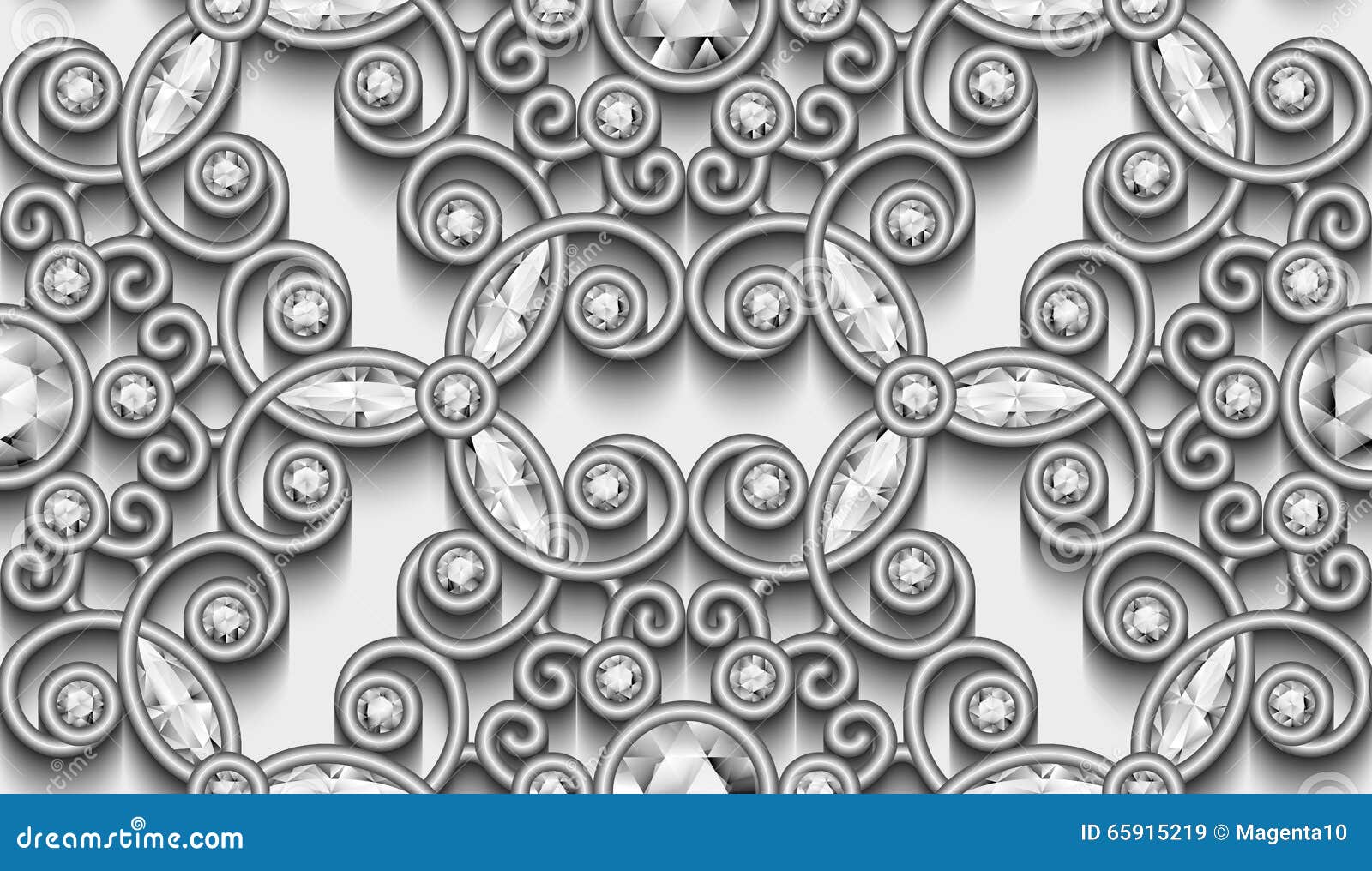 Silver diamond pattern stock vector. Illustration of fashion - 65915219