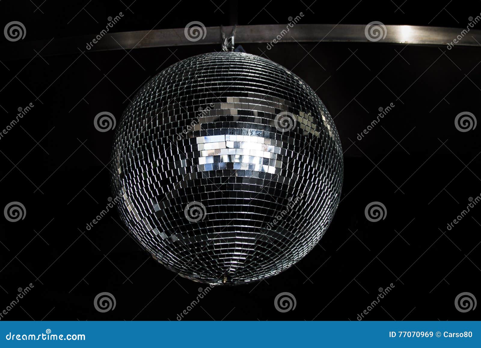 Silver Disco Mirror Ball, 2015 Stock Image - Image of retro, equipment ...
