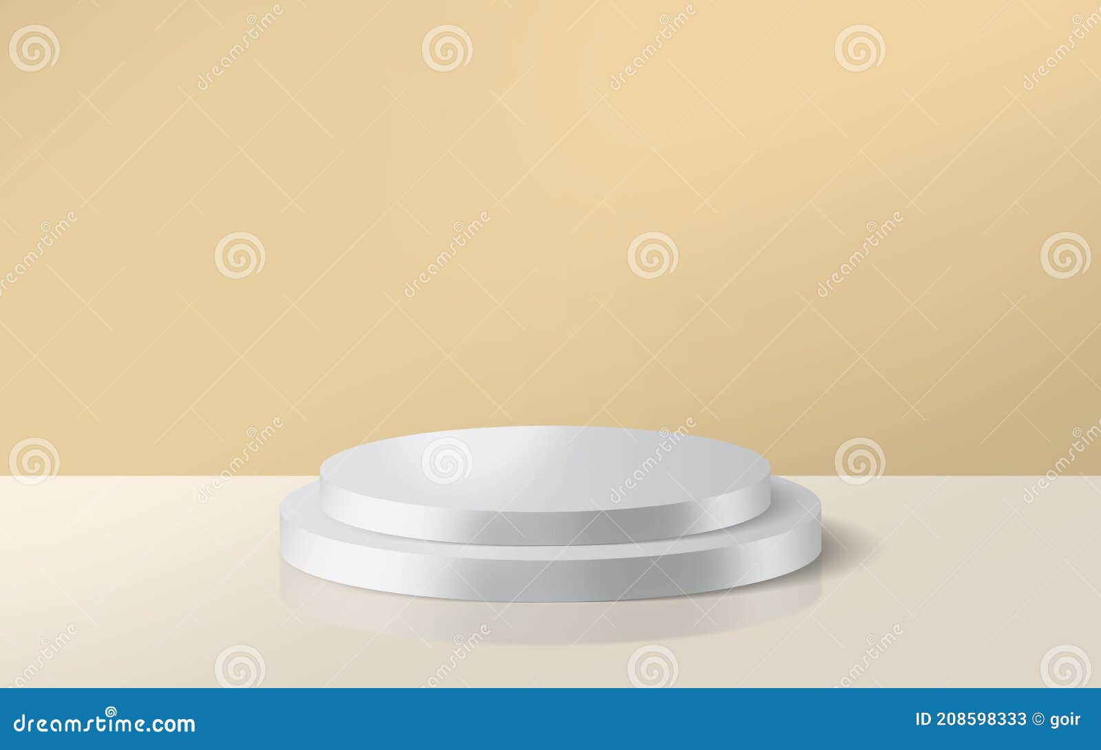 Silver display stand stock illustration. Illustration of feature ...