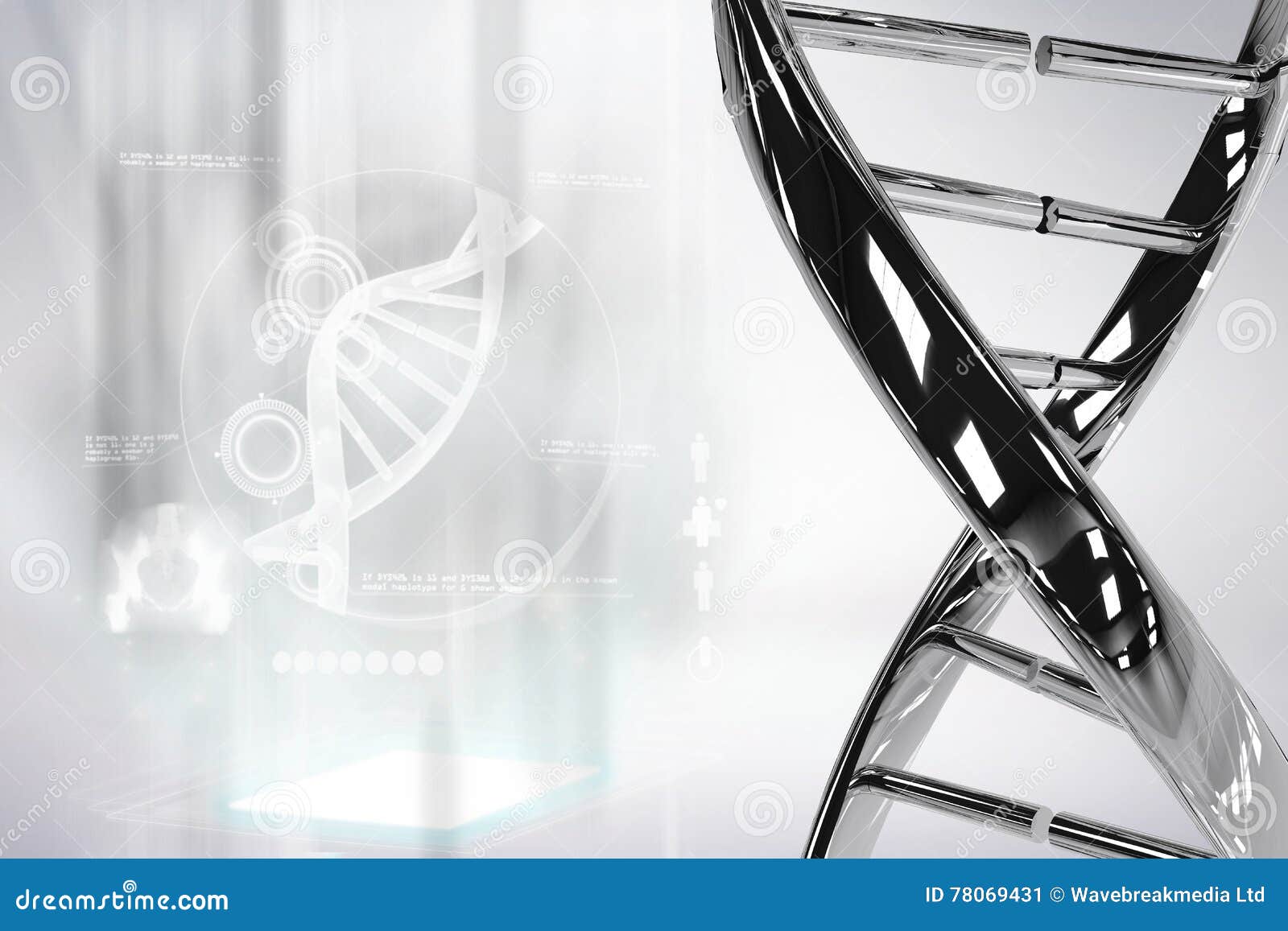 Silver DNA graphic design stock illustration. Illustration of design ...