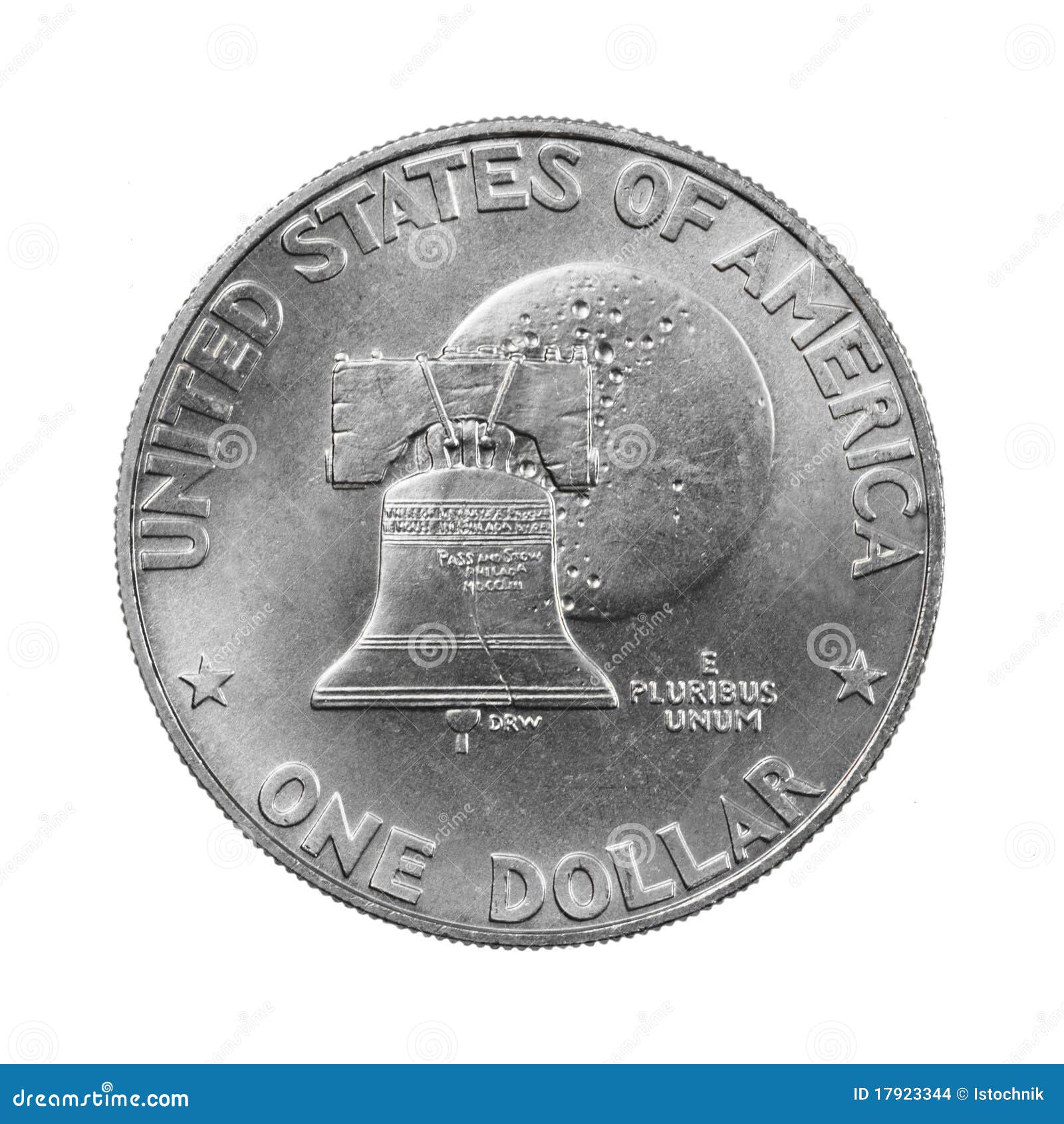 Silver dollar stock photo. Image of currency, bell, argentic - 17923344