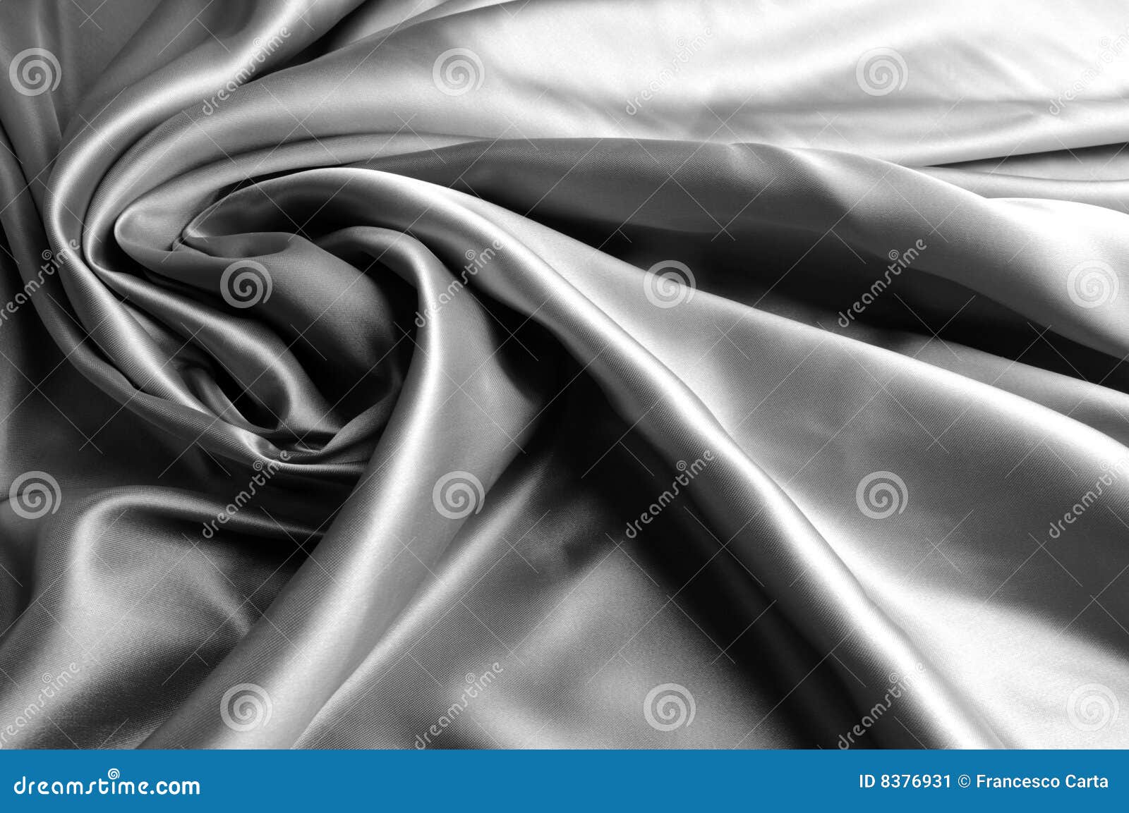 Silver Drape Silk Fabric Texture Stock Photo | CartoonDealer.com #110707728