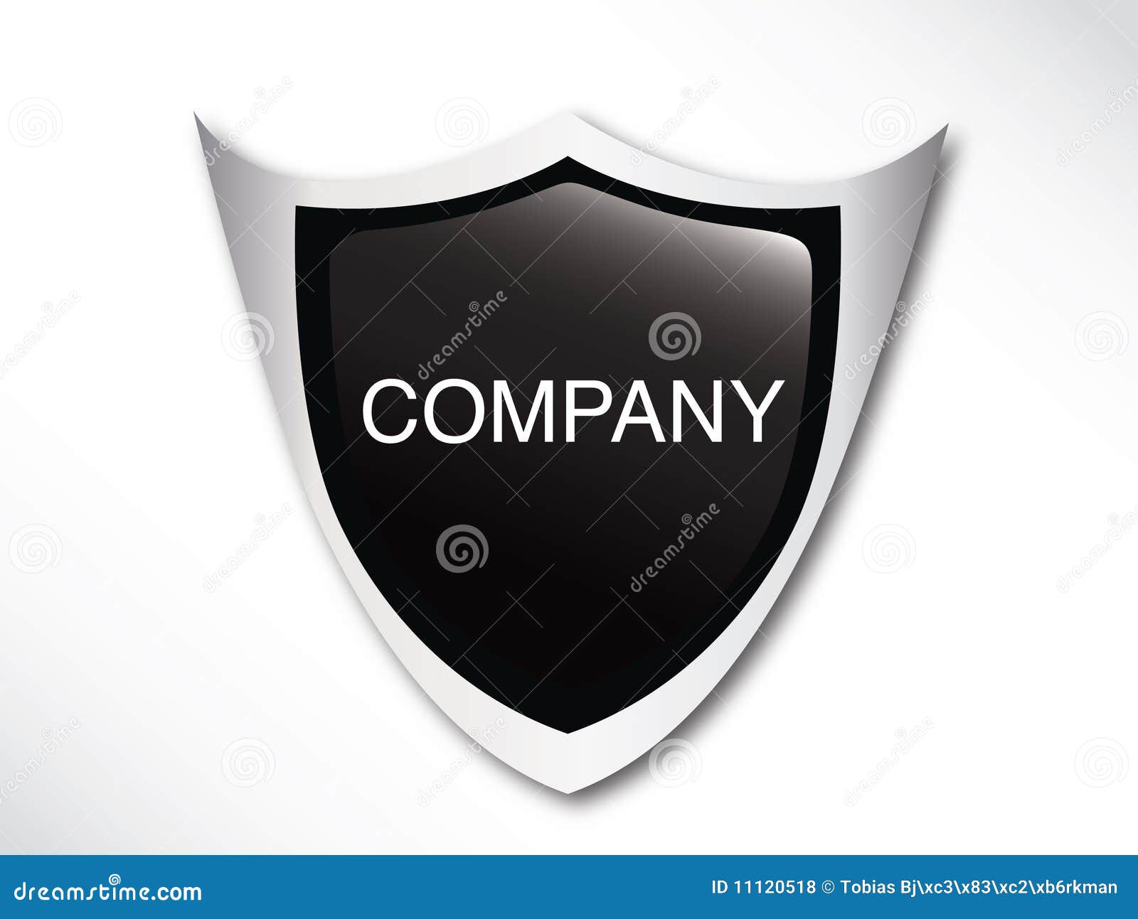 Silver emblem template stock vector. Illustration of cool - 11120518