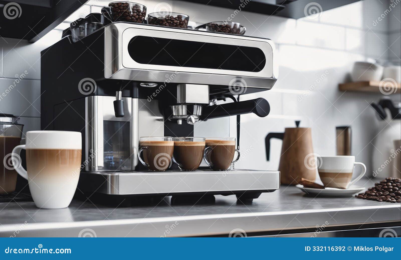 Silver Caffeine Molecule Chemical Structure Royalty-Free Illustration ...