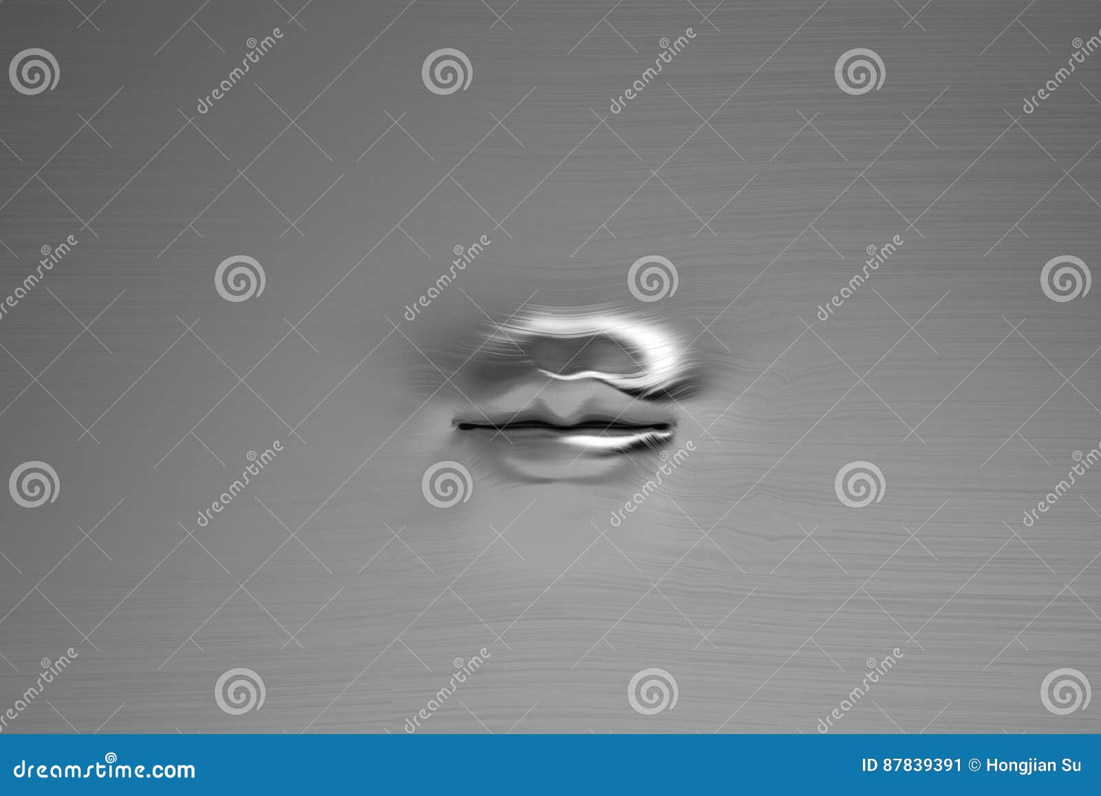 Silver Female Lip Plane,3D Illustration. Stock Illustration ...