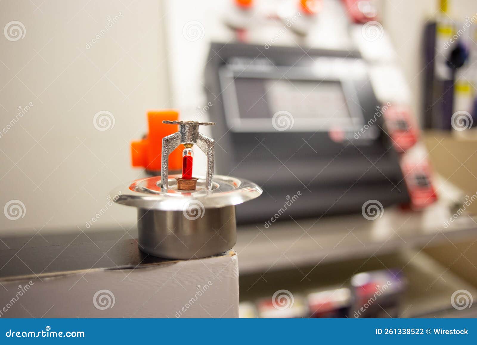 Silver Fire Alarm System Sensor Stock Photo - Image of tool, background ...