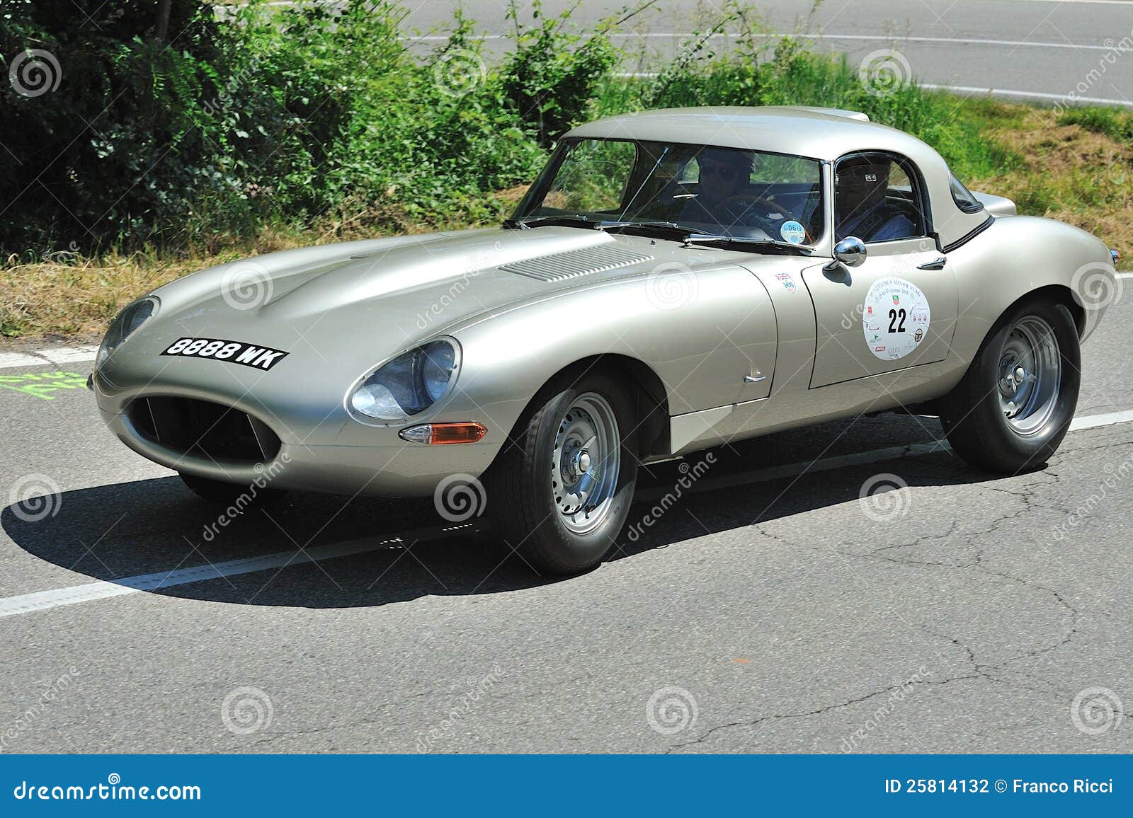 Silver Flag 2012 - Jaguar E-Type LW 1961 Editorial Photography - Image ...