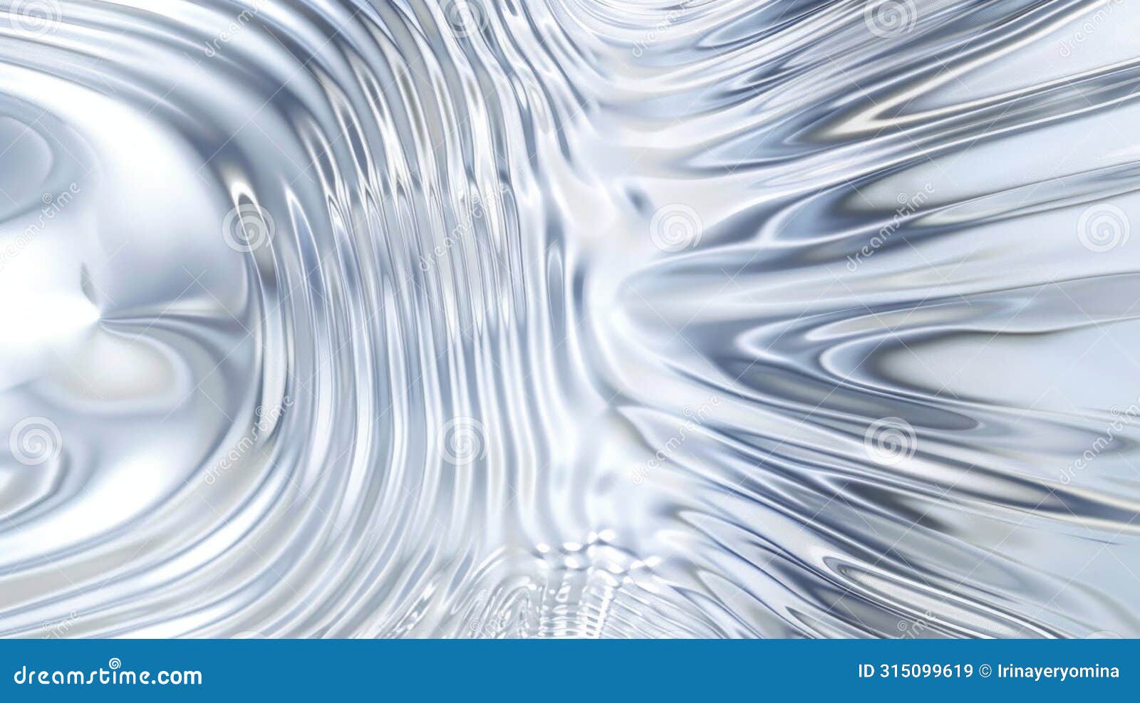 Silver Flowing Water Pattern on Glass Texture Stock Image - Image of ...