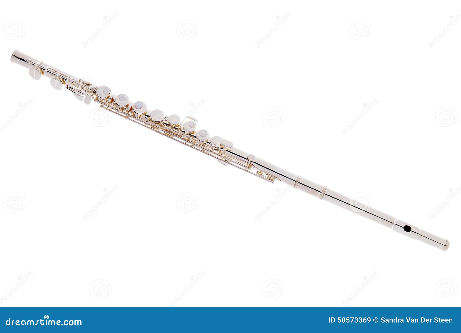 Silver Flute Royalty-Free Stock Photography | CartoonDealer.com #22960415