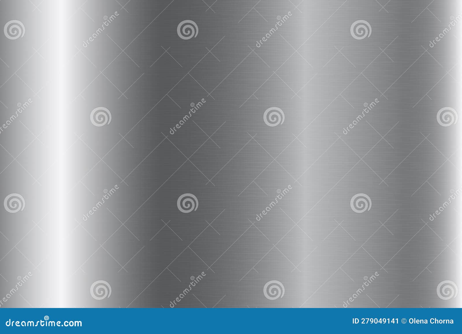 Silver Foil Background. Metal Gradient Vector Shiny Pattern. Chrome ...