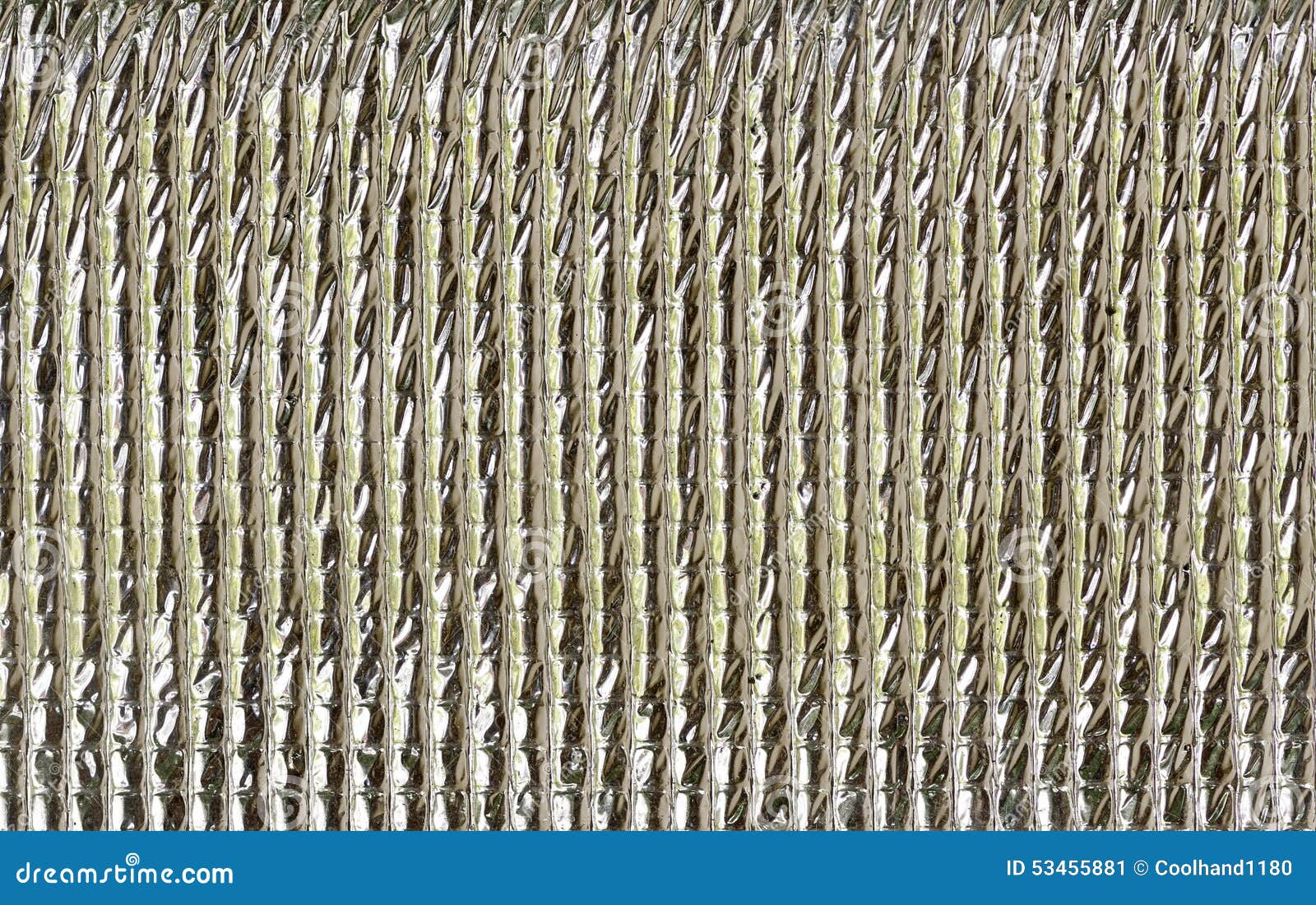 Silver foil insulation stock image. Image of metal, pattern - 53455881