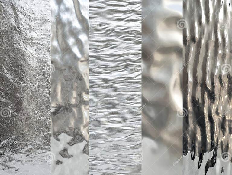 Silver Foil Texture Pack - Metallic Backgrounds for Design Projects ...